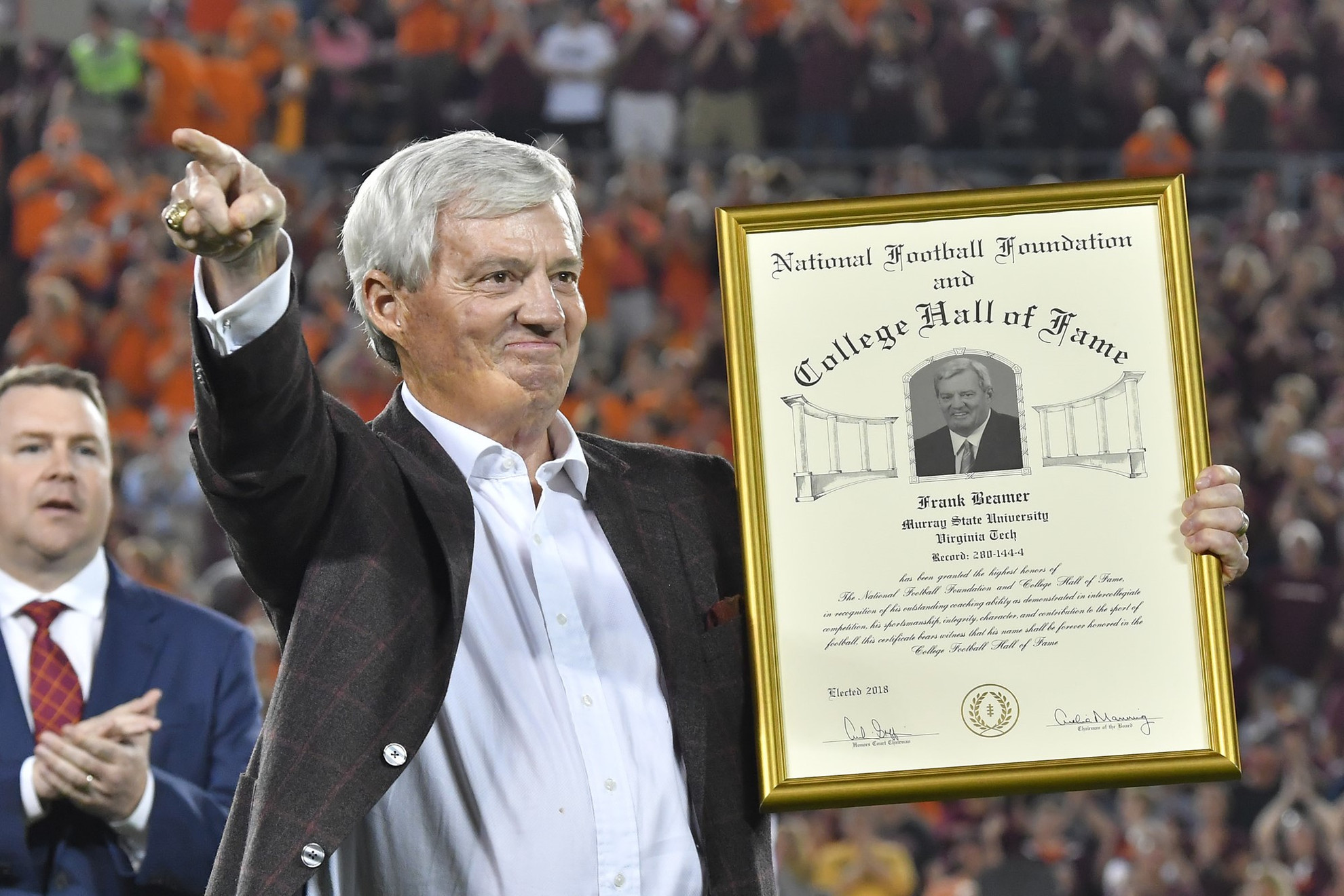 Frank Beamer to be inducted into College Football Hall of Fame at New ...