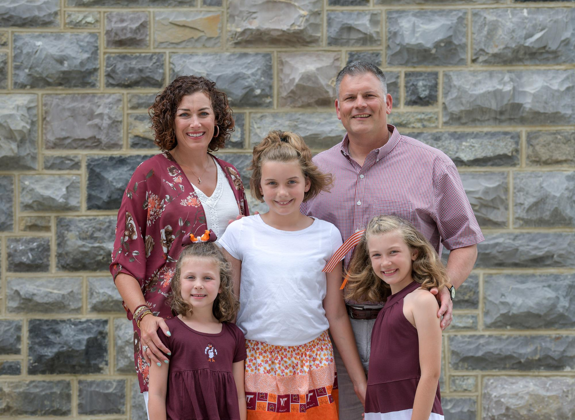 Head coach Justin Fuente chats with Jon Laaser - Virginia Tech Athletics