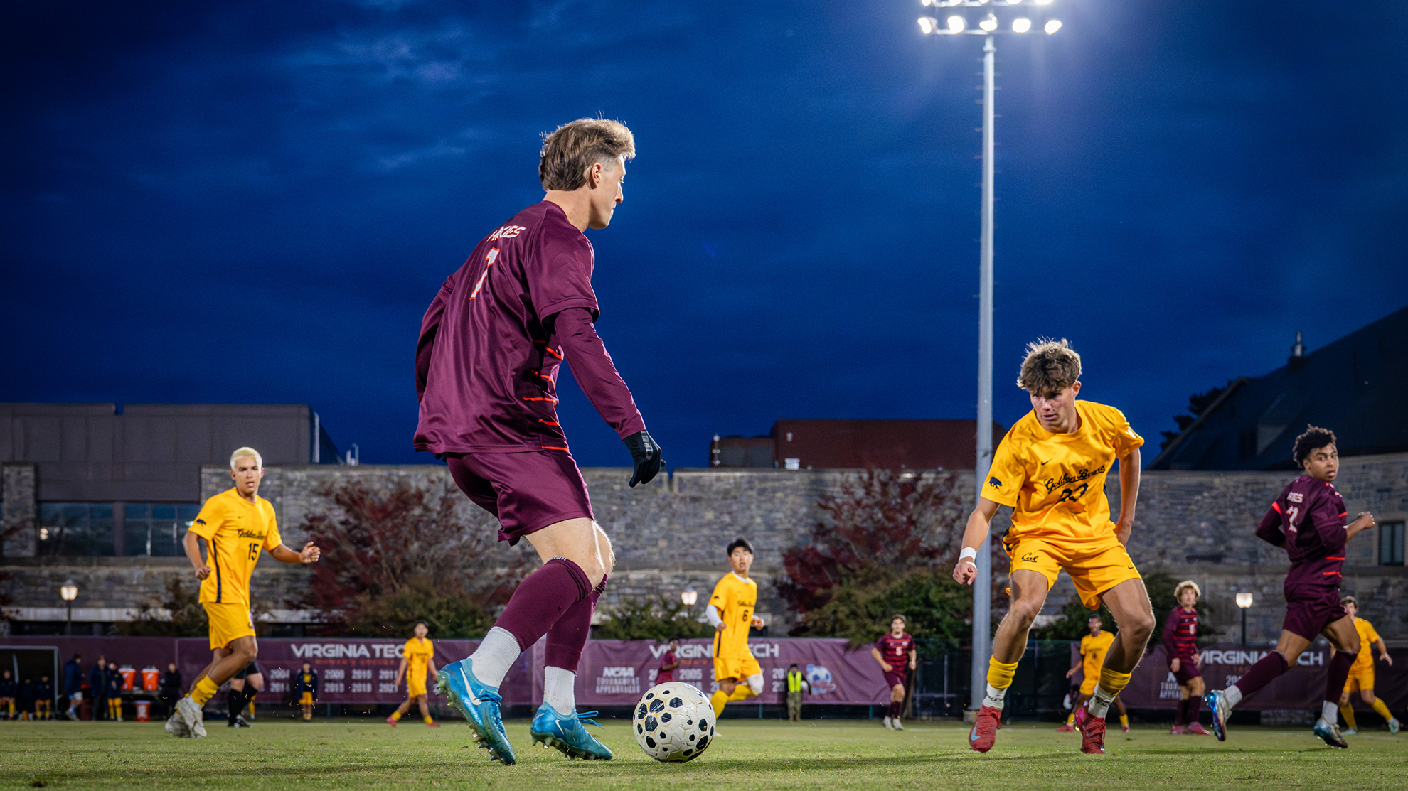Quill’s hat-trick fuels Hokies’ comeback win over Cal - Virginia Tech ...