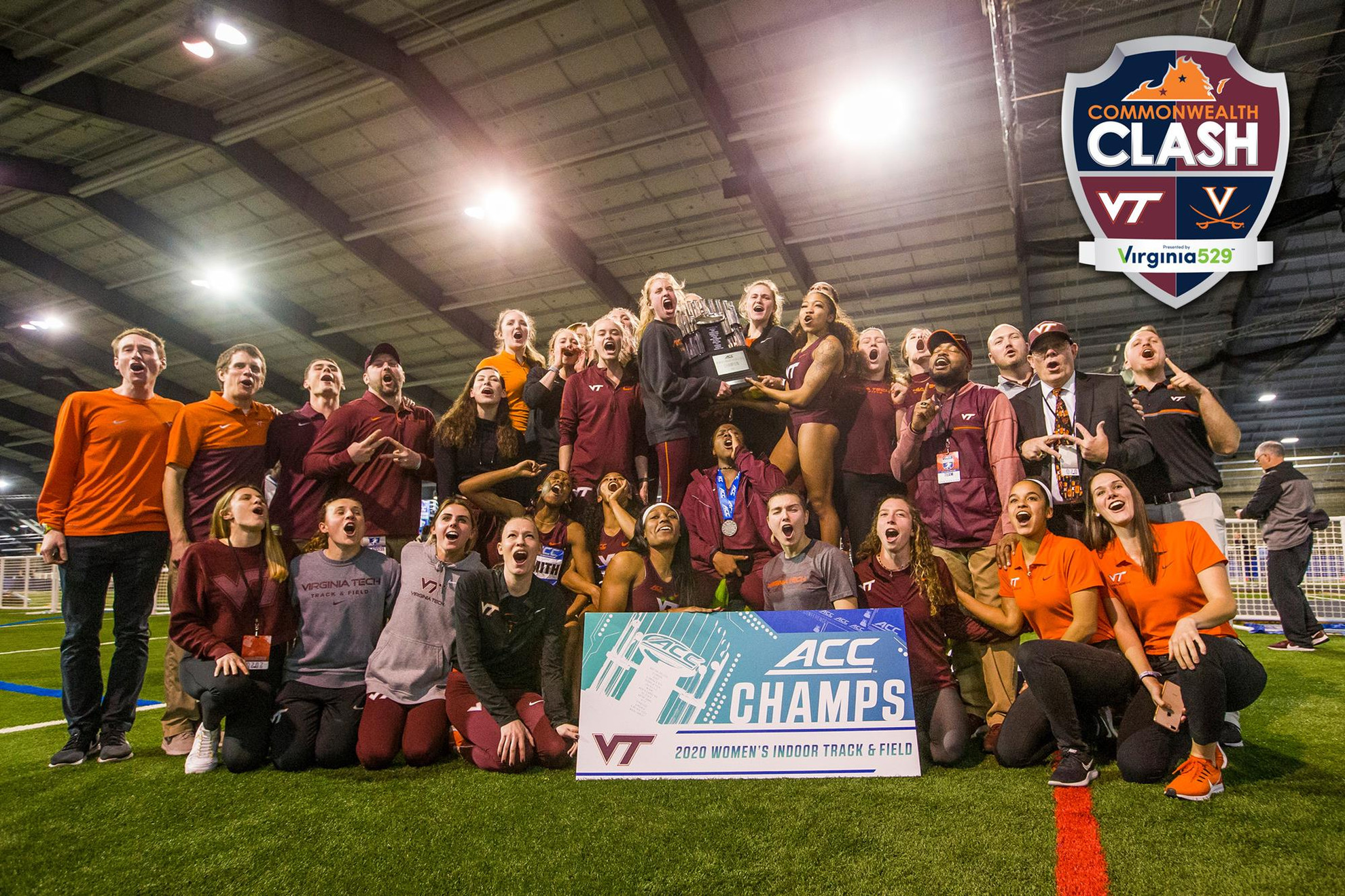 Tech women’s track team claims first ACC indoor title since 2008 ...