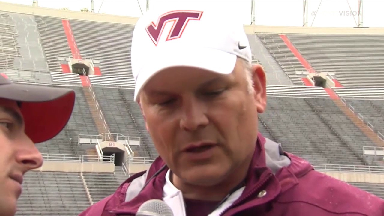 Football - Spring Game Coach Fuente - Virginia Tech Athletics