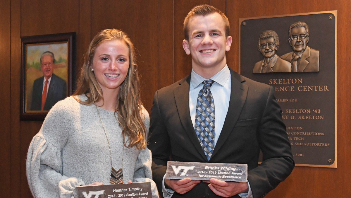 Timothy, Wilding named winners of Skelton Award for Academic Excellence ...
