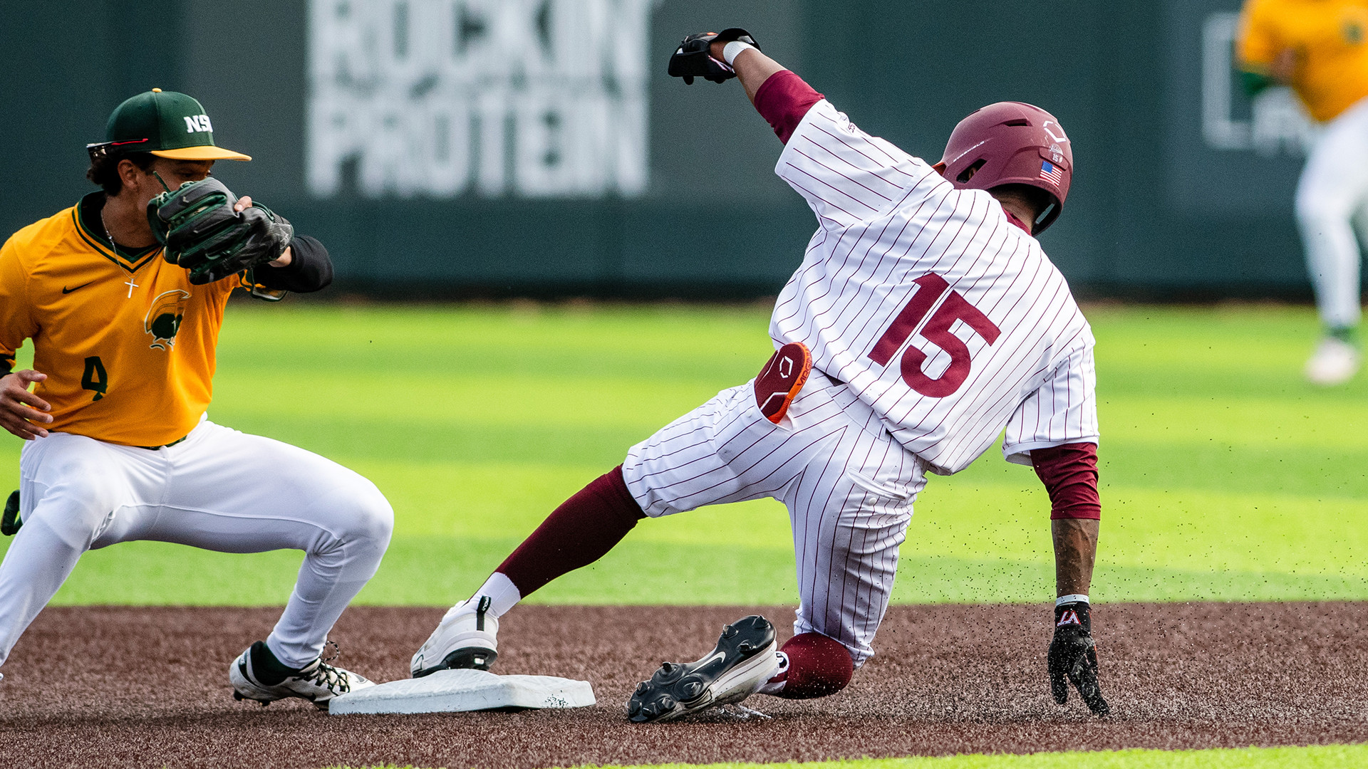 Hokies thieve record eight bases, plate 15 runs to complete sweep of ...