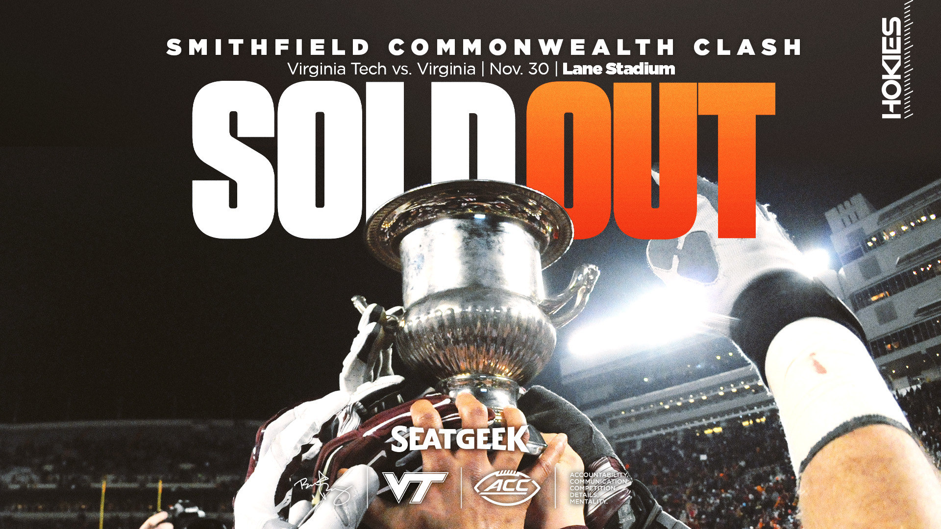 Smithfield Commonwealth Clash now sold out - Virginia Tech Athletics