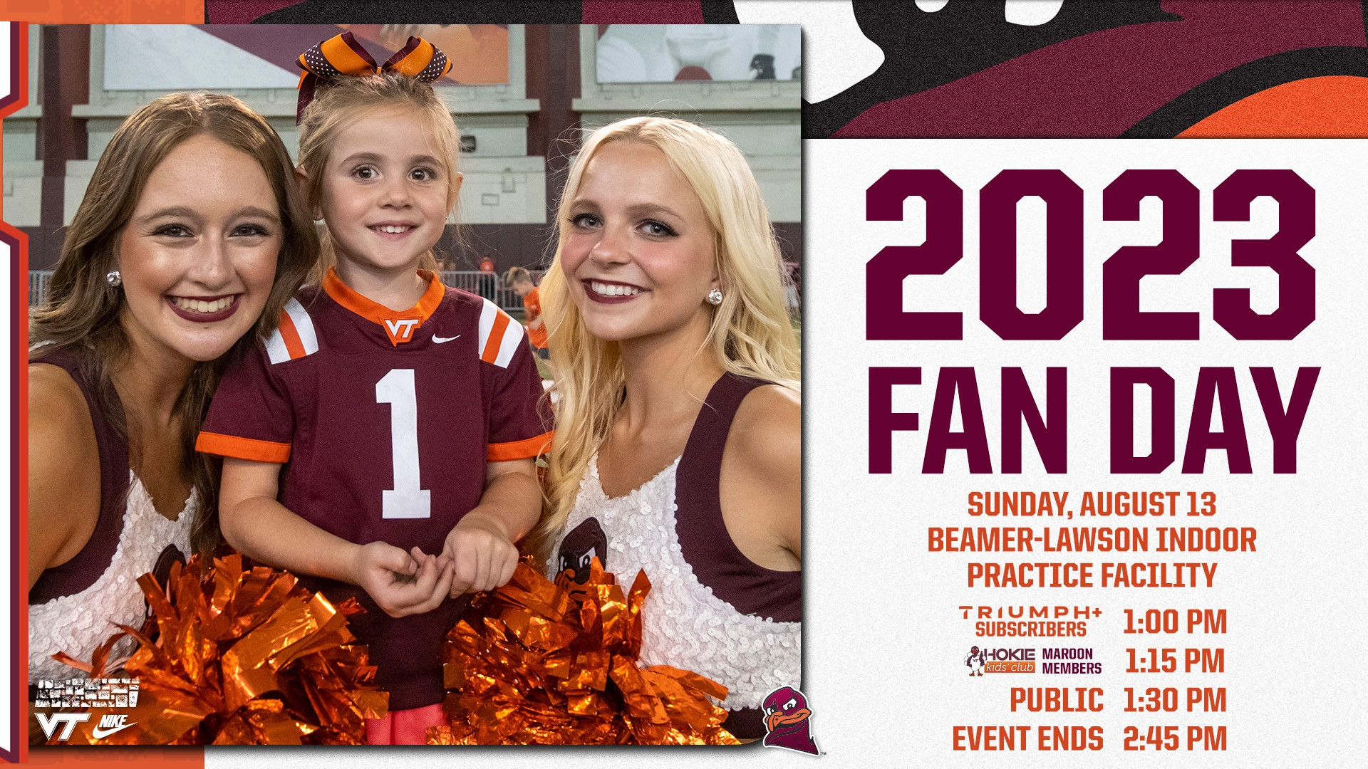 Virginia Tech Football 2023 Fan Day date announced - Virginia Tech ...