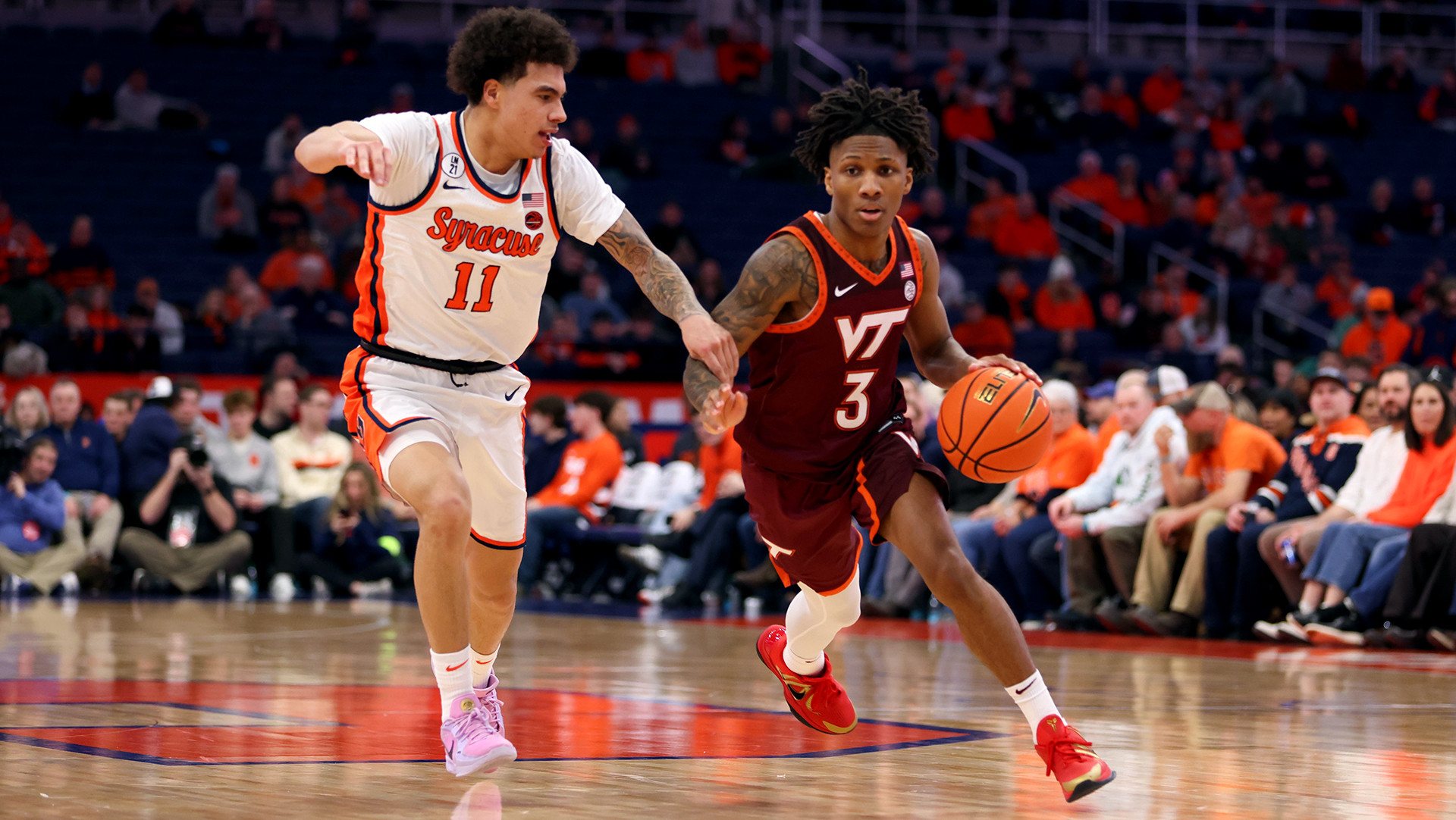 Hammond Guides Hokies to 76-74 Win Against Syracuse on the Road - BVM ...