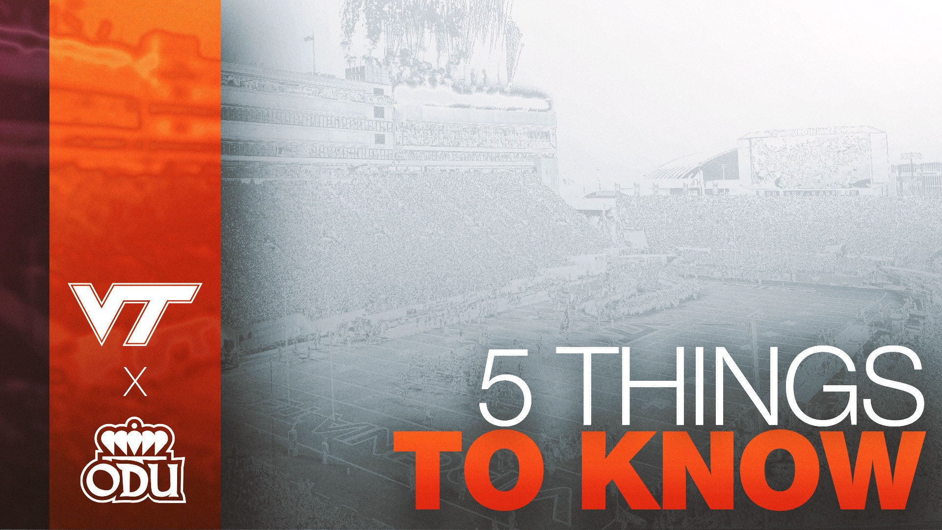 Five Things to Know: Old Dominion - Virginia Tech Athletics