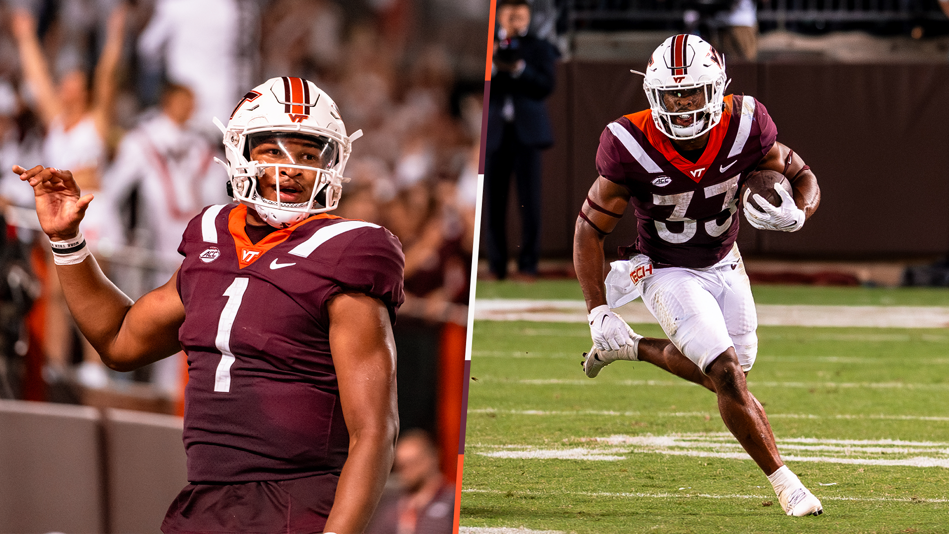 Drones, Tuten grab ACC Player of the Week honors - Virginia Tech Athletics