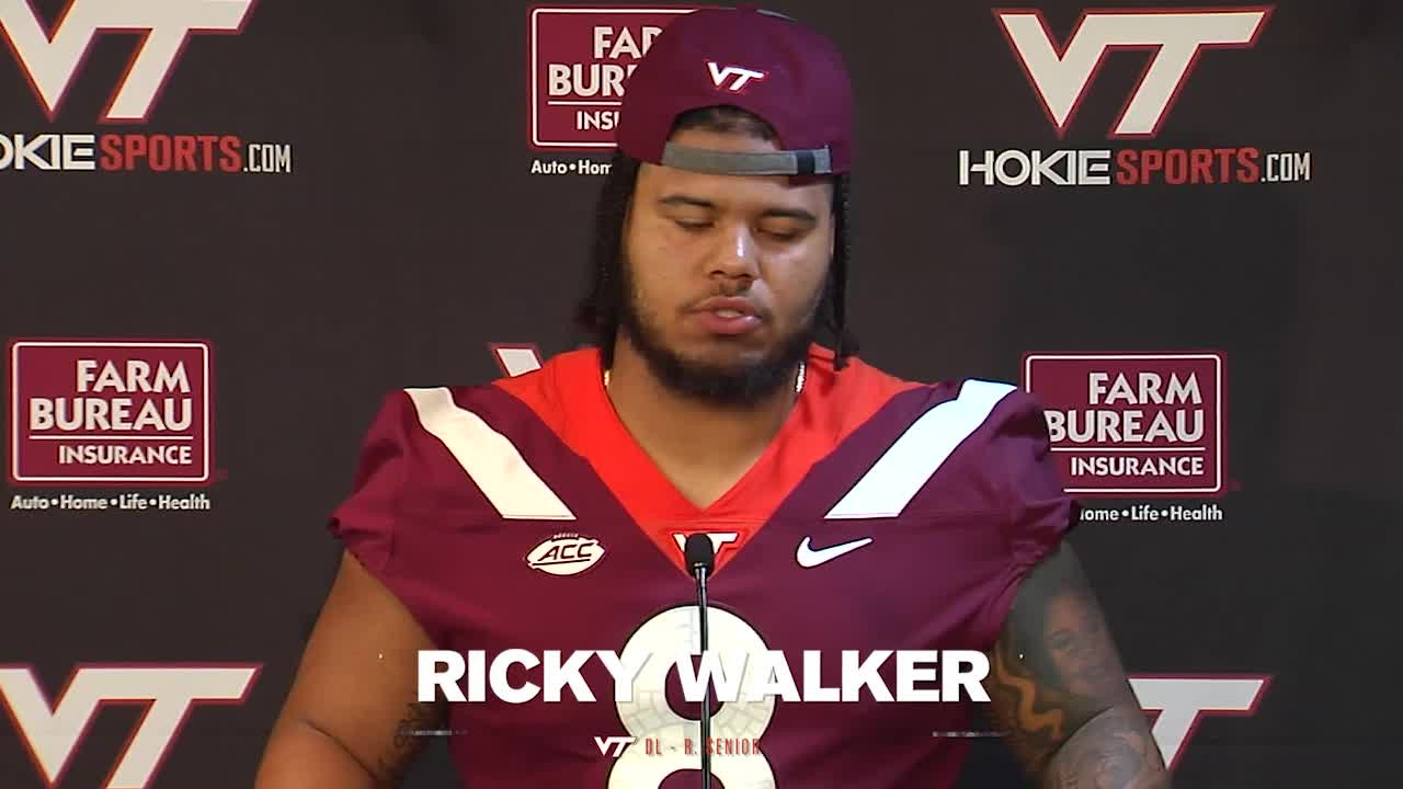 Fan Day - Ricky Walker Press Conference - Virginia Tech Athletics