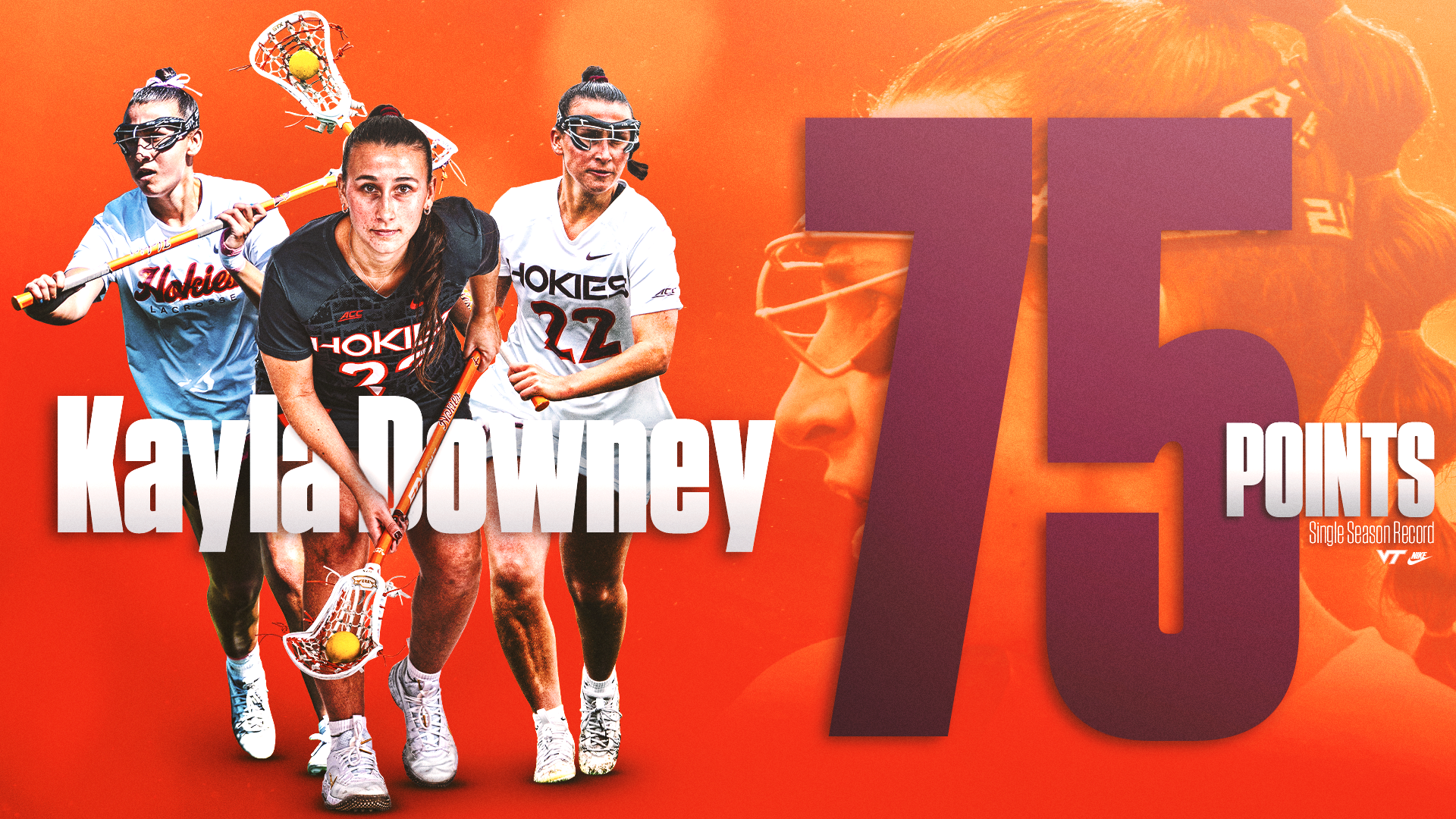 LAX: Kayla Downey sets Virginia Tech single-season points record ...