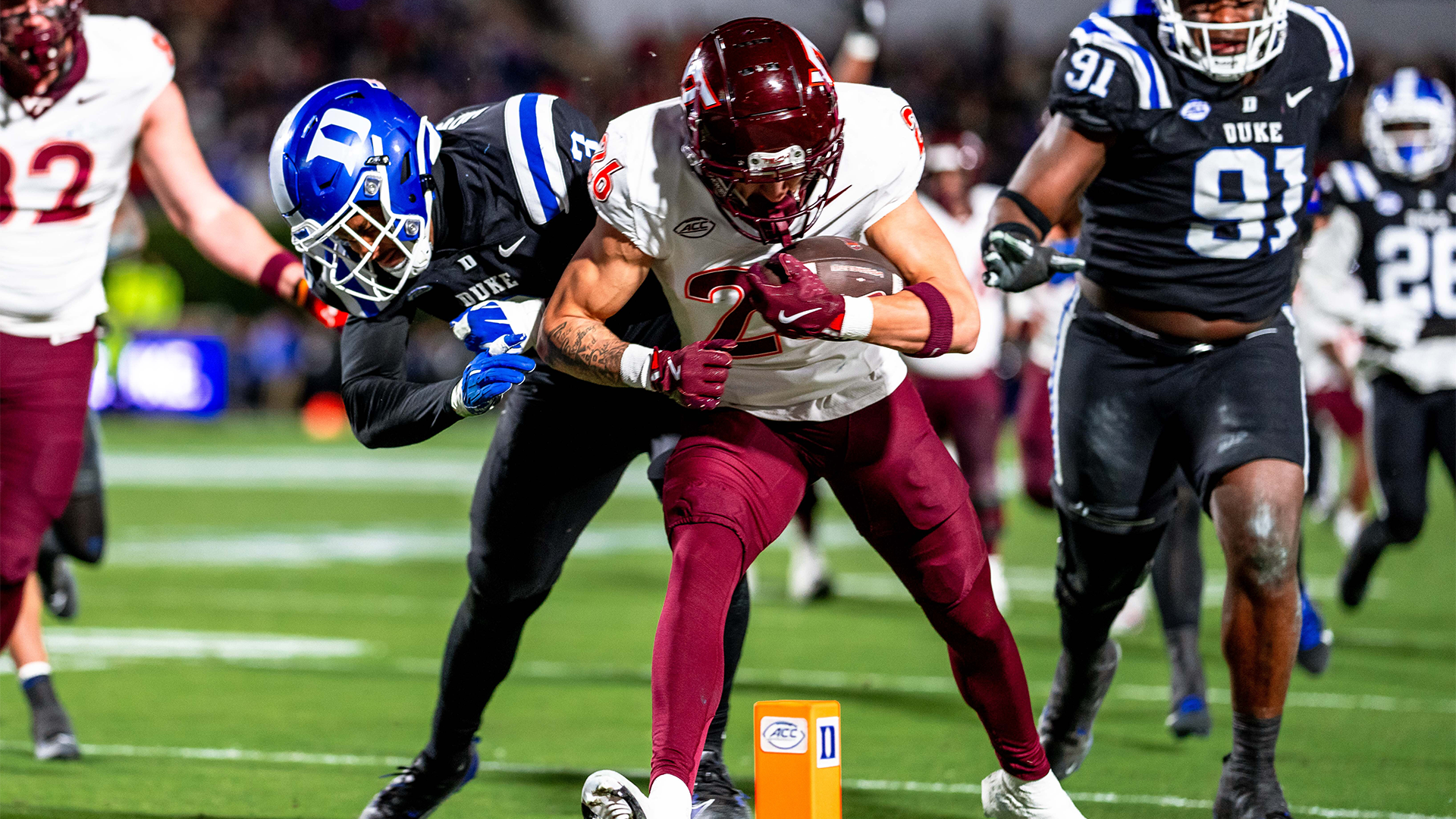 Rushing Touchdown by Ayden Greene (Duke) - Virginia Tech Athletics