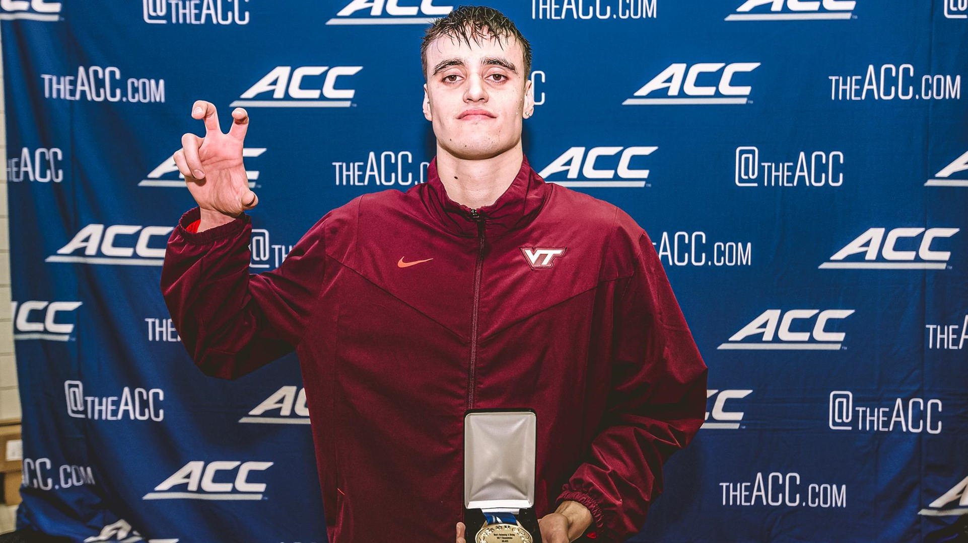 S&D: Coll Marti captures gold in 200 breast - Virginia Tech Athletics