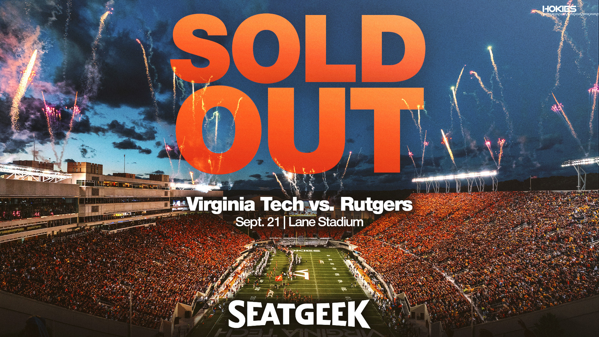 Virginia Tech-Rutgers matchup now sold out - Virginia Tech Athletics