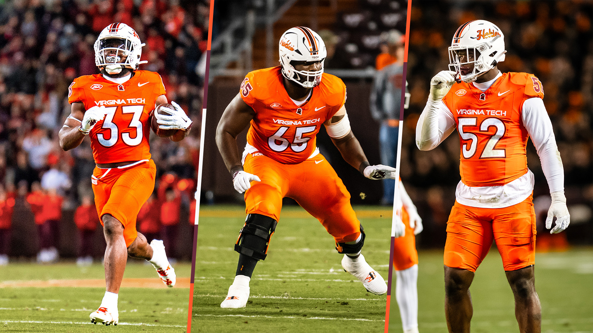 Trio of Hokies claim weekly ACC honors - Virginia Tech Athletics