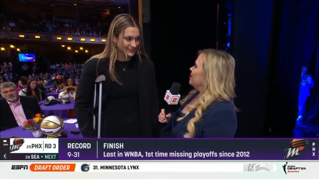 WBB: 2024 WNBA Draft Elizabeth Kitley Interview - Virginia Tech Athletics
