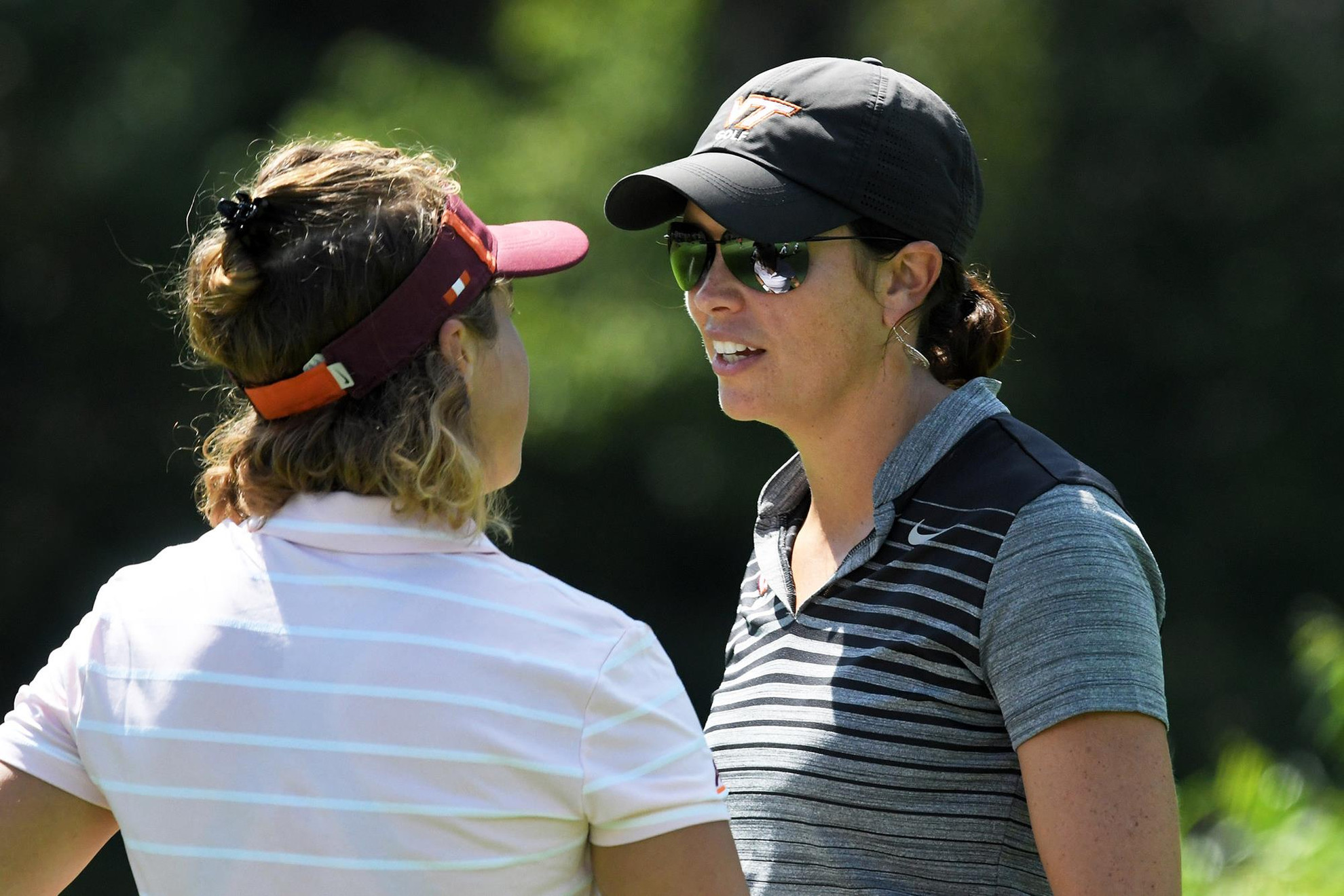 Carol Robertson chats with Jon Laaser - Virginia Tech Athletics
