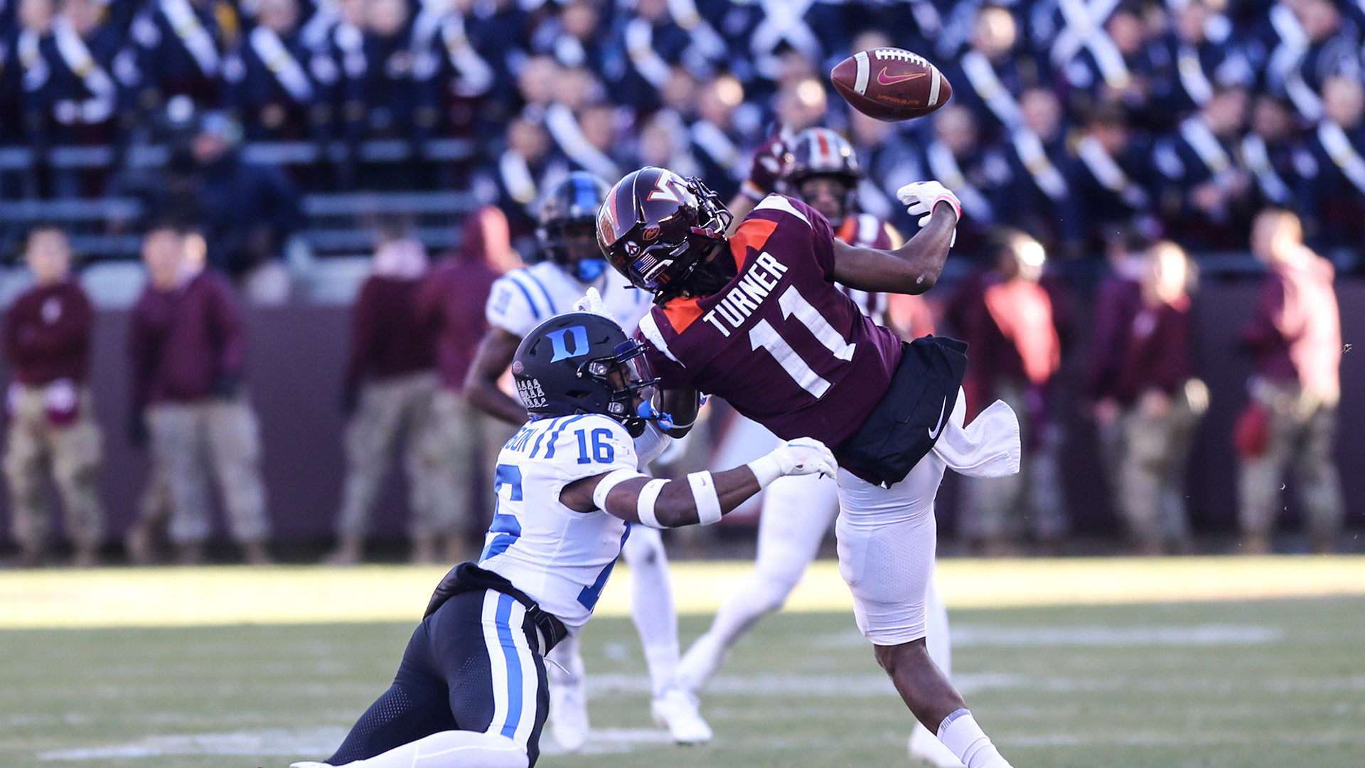 FB: Tré Turner circus catch vs. Duke - Virginia Tech Athletics
