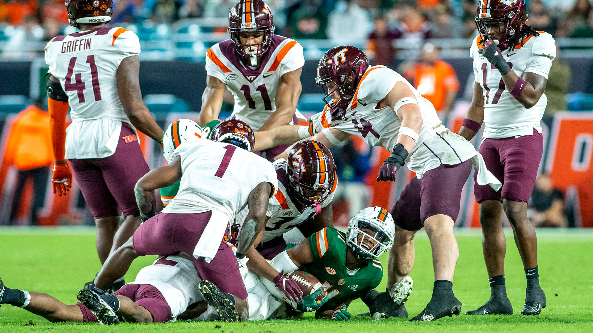 Notable numbers versus Miami (Fla.) - Virginia Tech Athletics