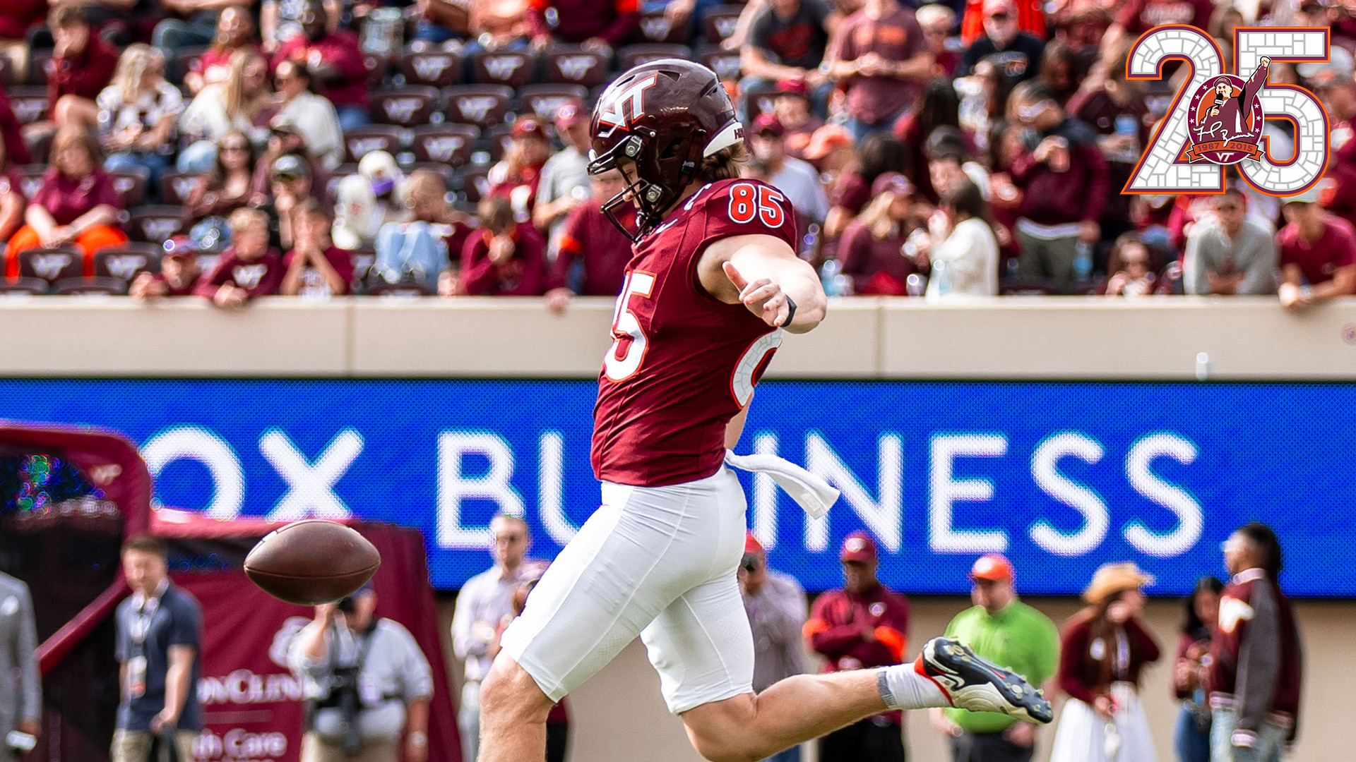 Peter Moore to wear No. 25 against Virginia - Virginia Tech Athletics