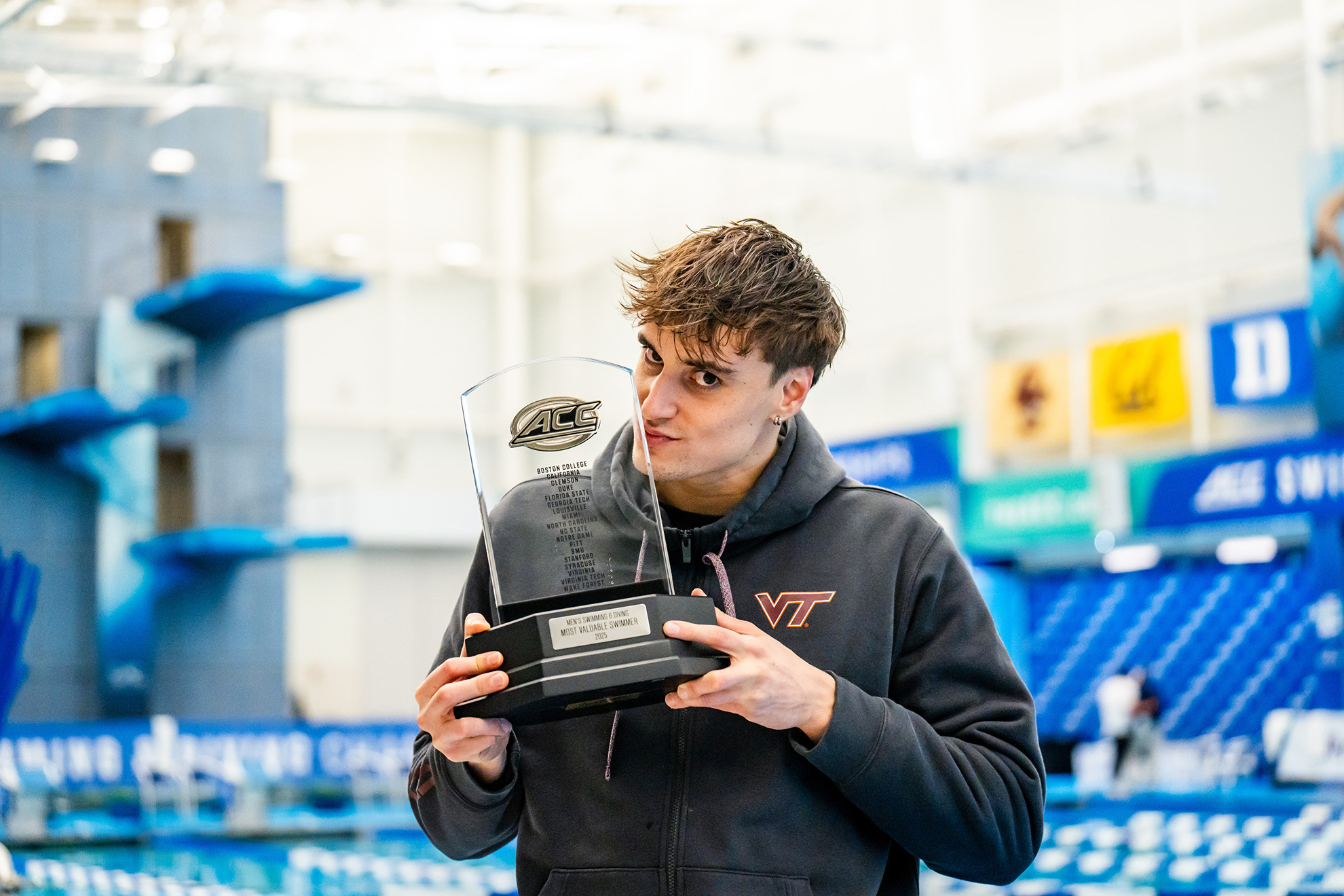 Coll Marti wins gold and earns Swimmer of the Meet honors - Virginia ...