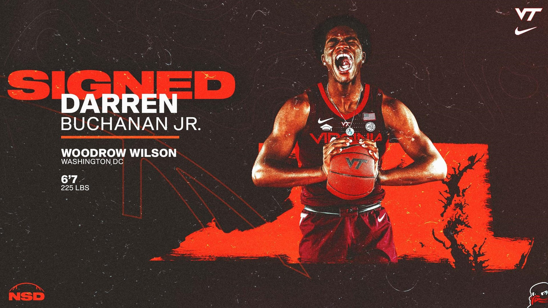 Darren Buchanan Jr. signs with Hokies - Virginia Tech Athletics