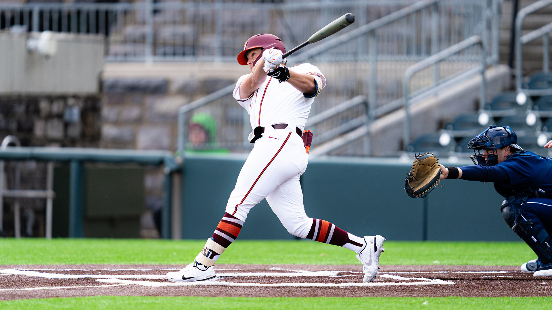 Virginia Tech's Sam Tackett hammers 500-foot home run (Feb. 16, 2025 ...