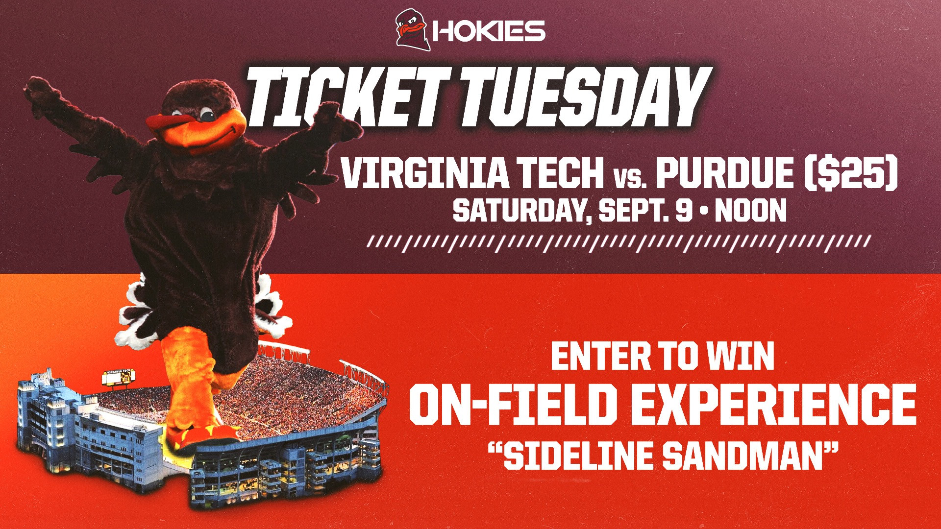 Ticket Tuesday: Virginia Tech vs. Purdue - Virginia Tech Athletics