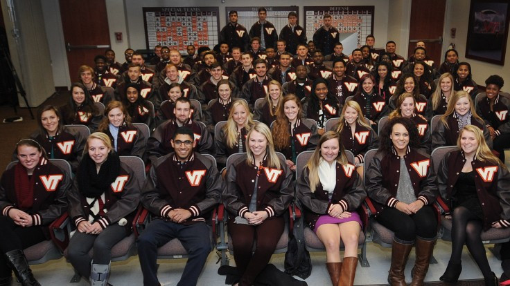 Virginia Tech holds inaugural Letter Jacket Ceremony - Virginia Tech ...