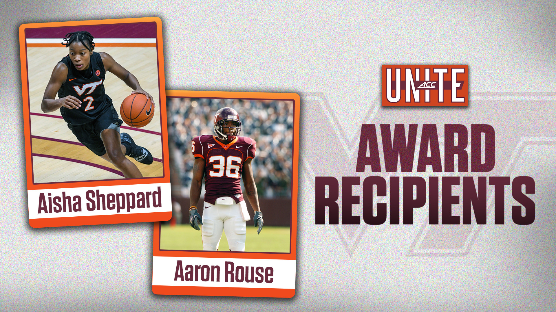 Sheppard, Rouse named 2024 ACC UNITE Award recipients - Virginia Tech ...