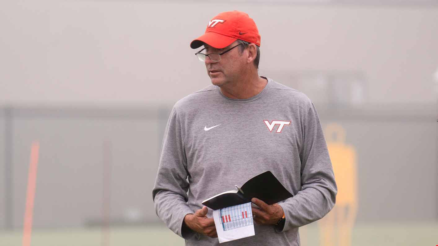 Adair speaks on the Hokies' first scrimmage - Virginia Tech Athletics