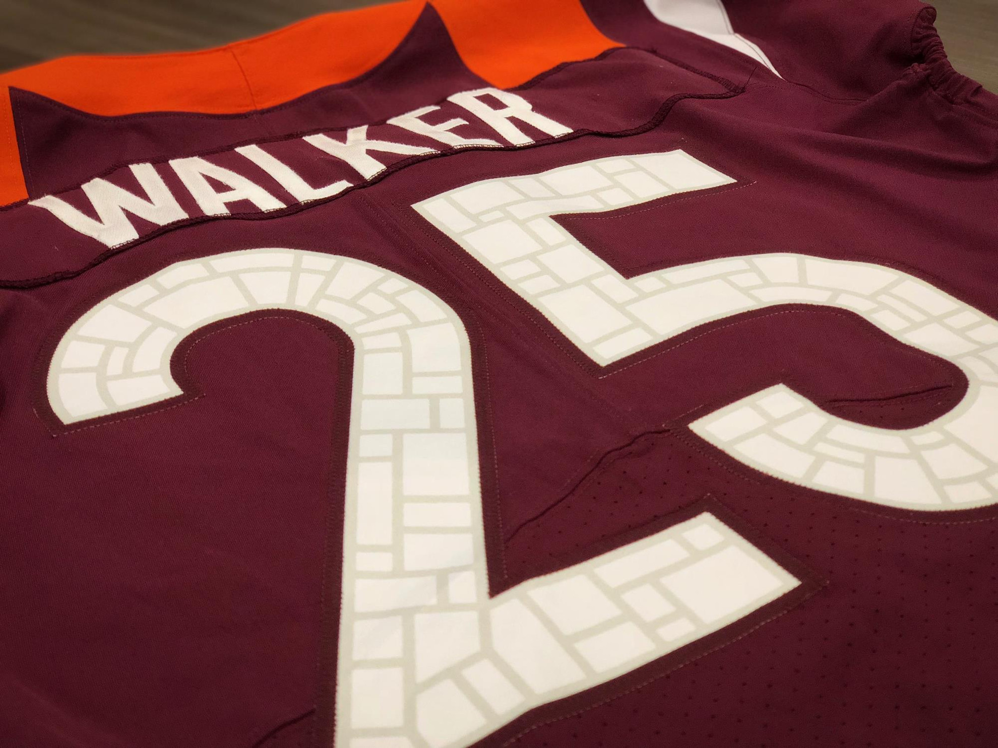 Walker awarded Beamer No. 25 jersey for Senior Day - Virginia Tech ...