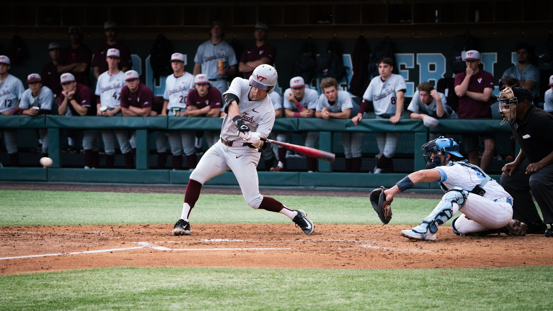 DeMartini hits record homer despite Tech loss at No. 15 UNC - Virginia ...