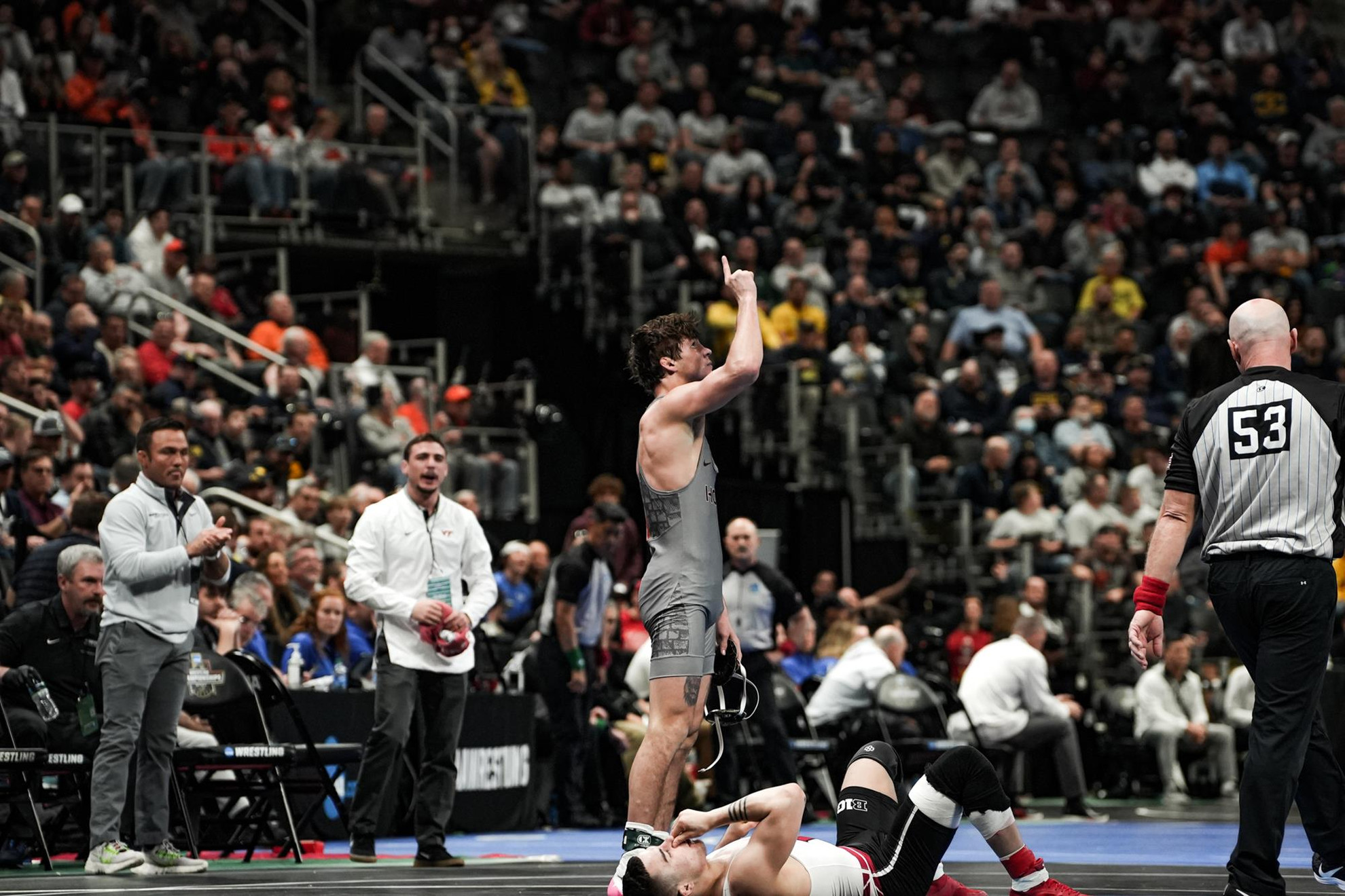 Tech takes flight for 2023 Wrestling National Championship - Virginia ...