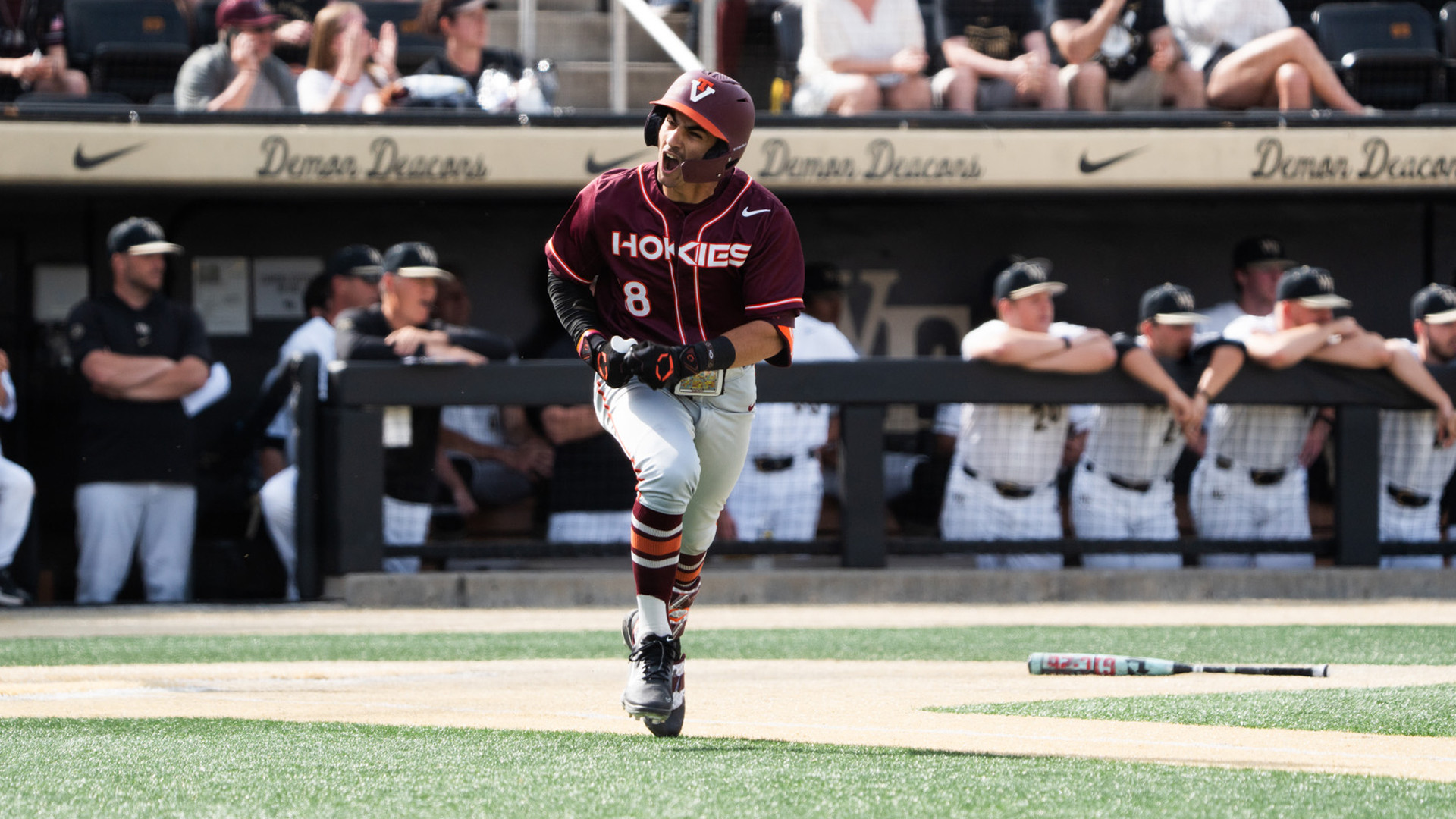 Hokies score second straight win at No. 16 Wake Forest to clinch series ...