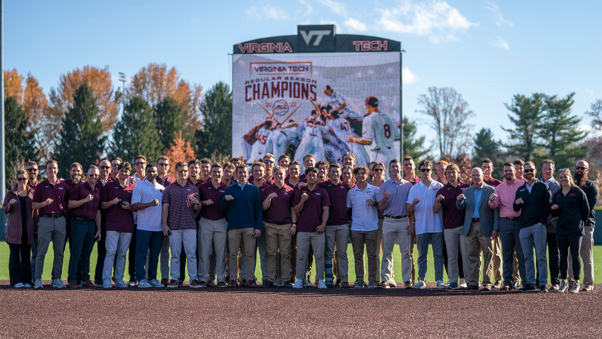 Virginia Tech baseball honored with 2022 championship rings - Virginia ...