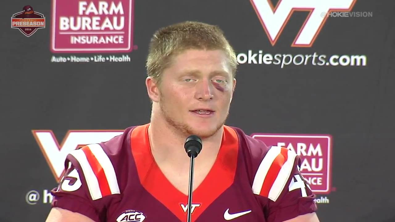 Football Media Day- Sam Rogers - Virginia Tech Athletics