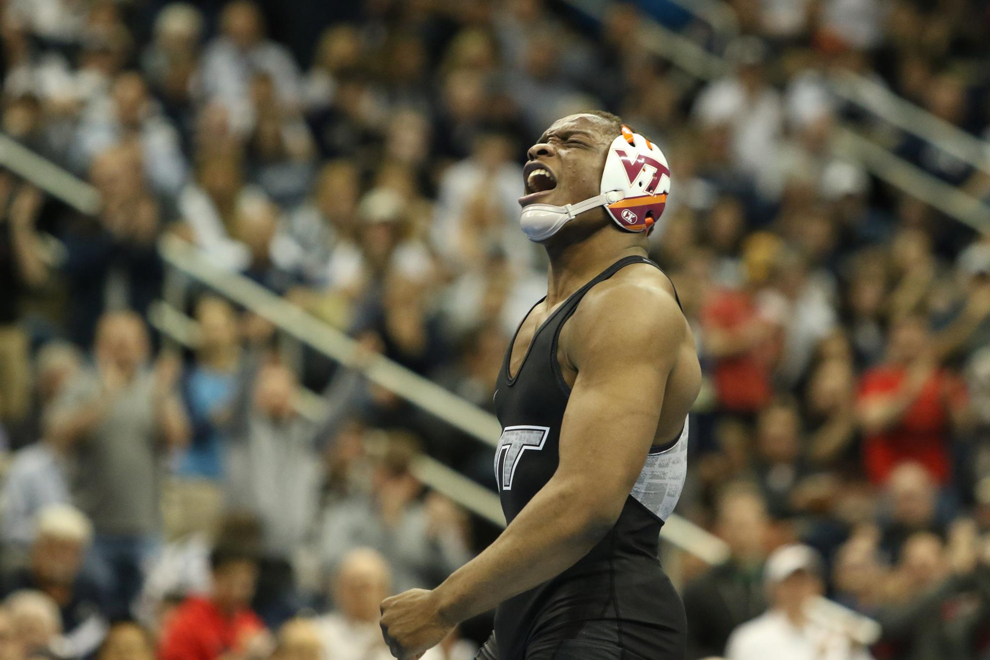 Lewis wins Tech wrestling’s first national championship - Virginia Tech ...