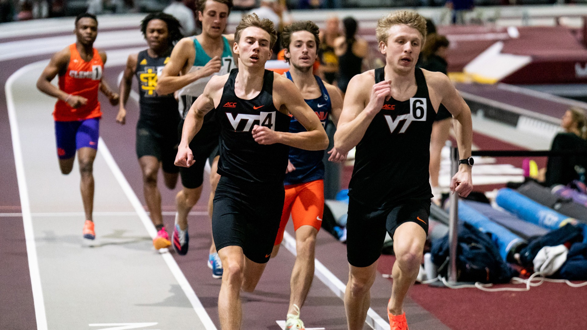 Hokies place first and second in the men's 800m - Virginia Tech Athletics