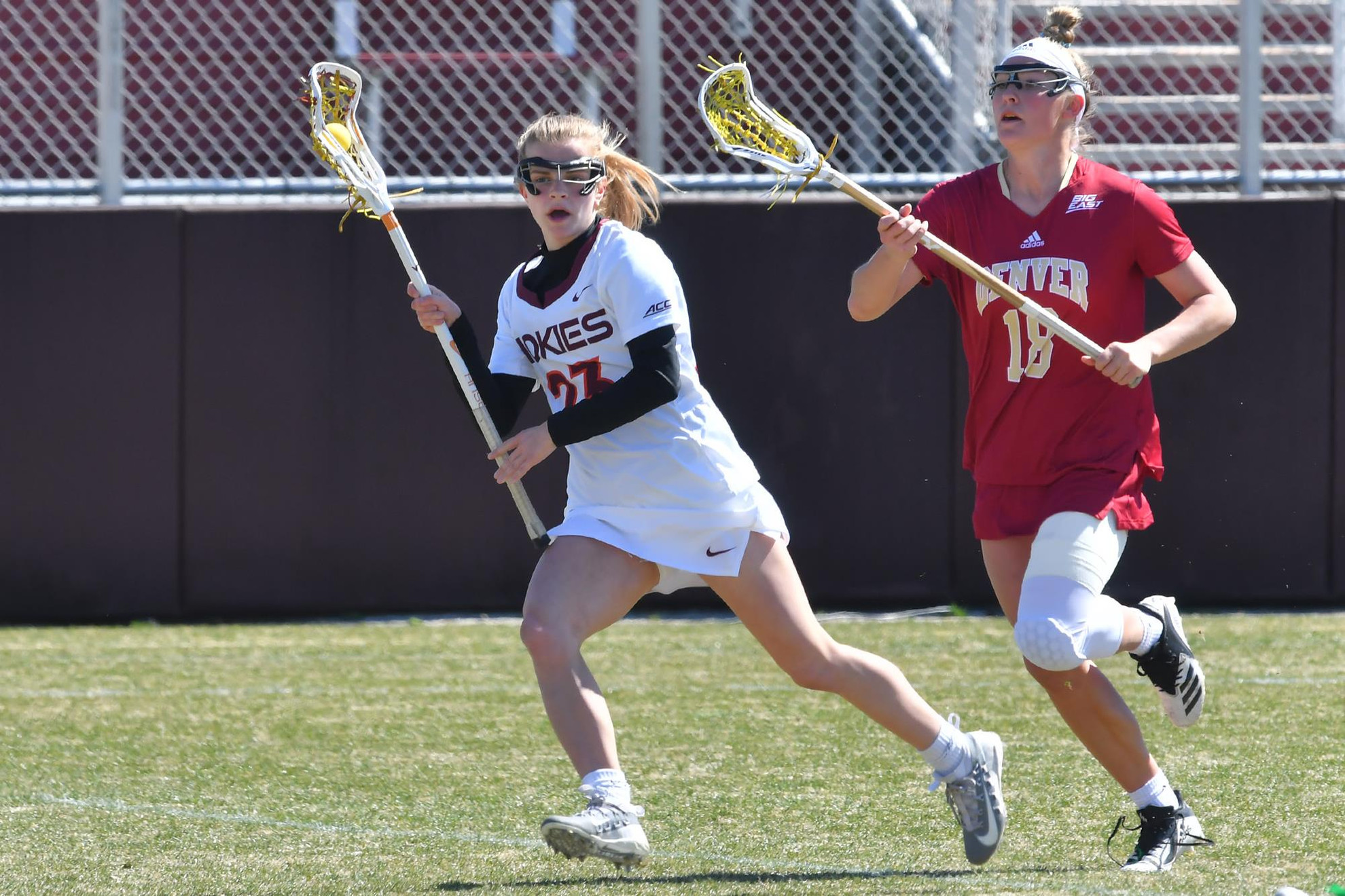 Goodwin’s overtime goal propels Tech to 15-14 victory over Denver ...