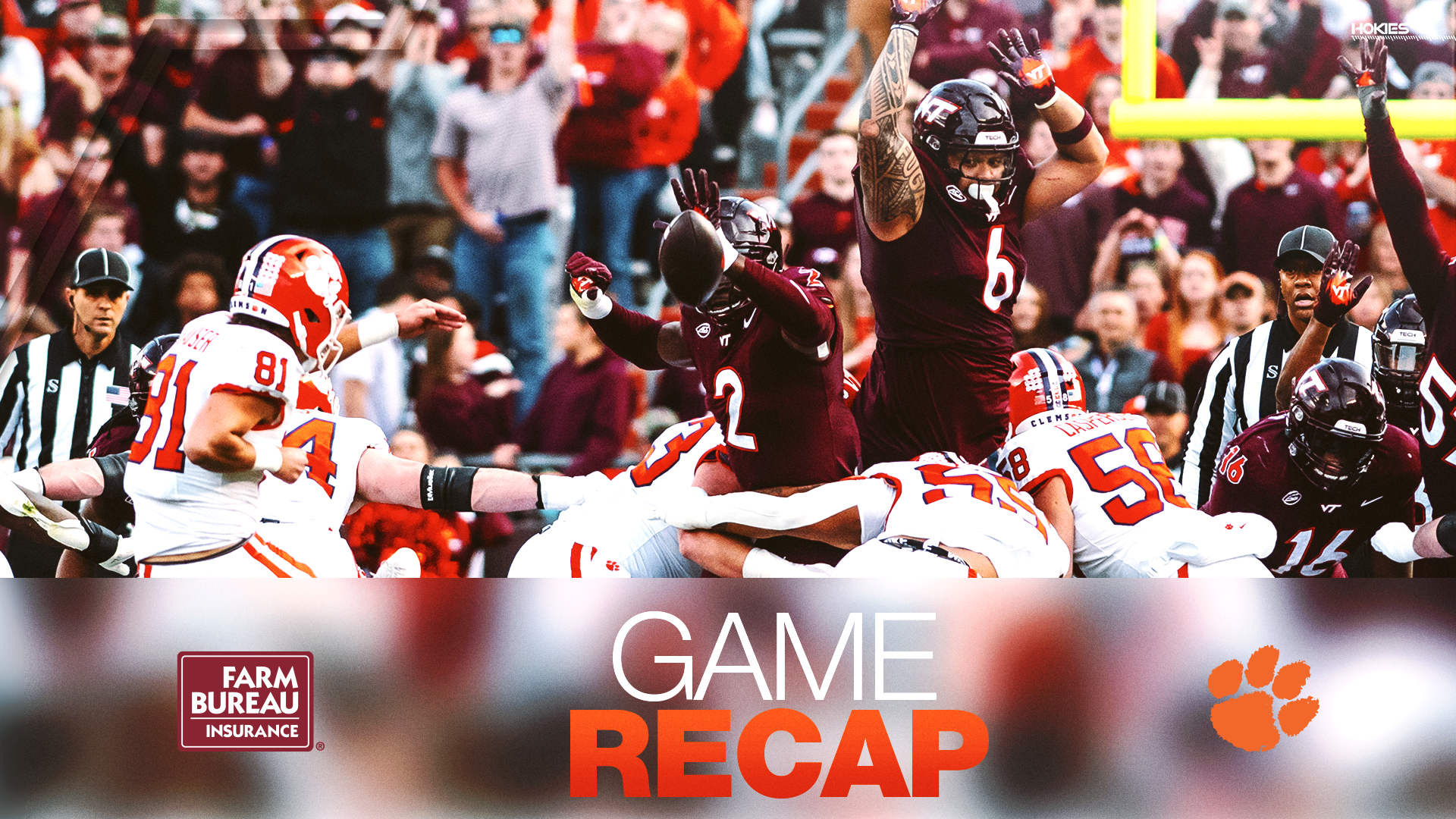 Game Recap: Virginia Tech vs. No. 19 Clemson - Virginia Tech Athletics