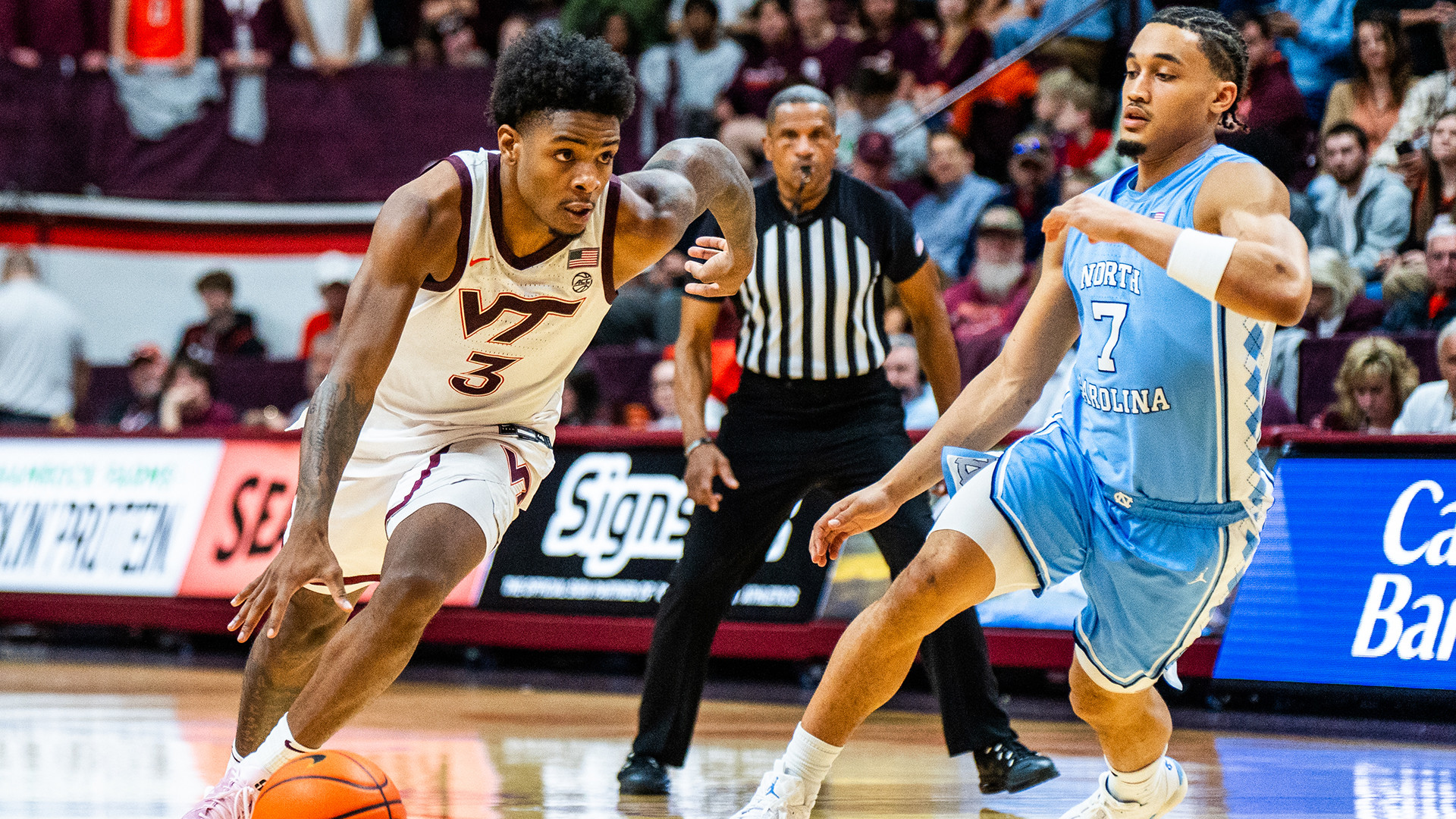 North Carolina hits 15 threes en route to 91-59 victory - Virginia Tech ...