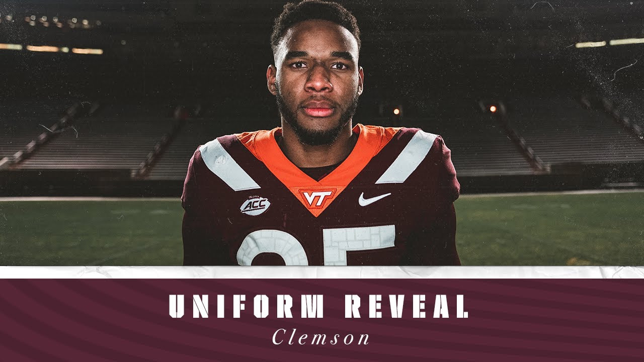 Uniform Reveal - Clemson - Virginia Tech Athletics