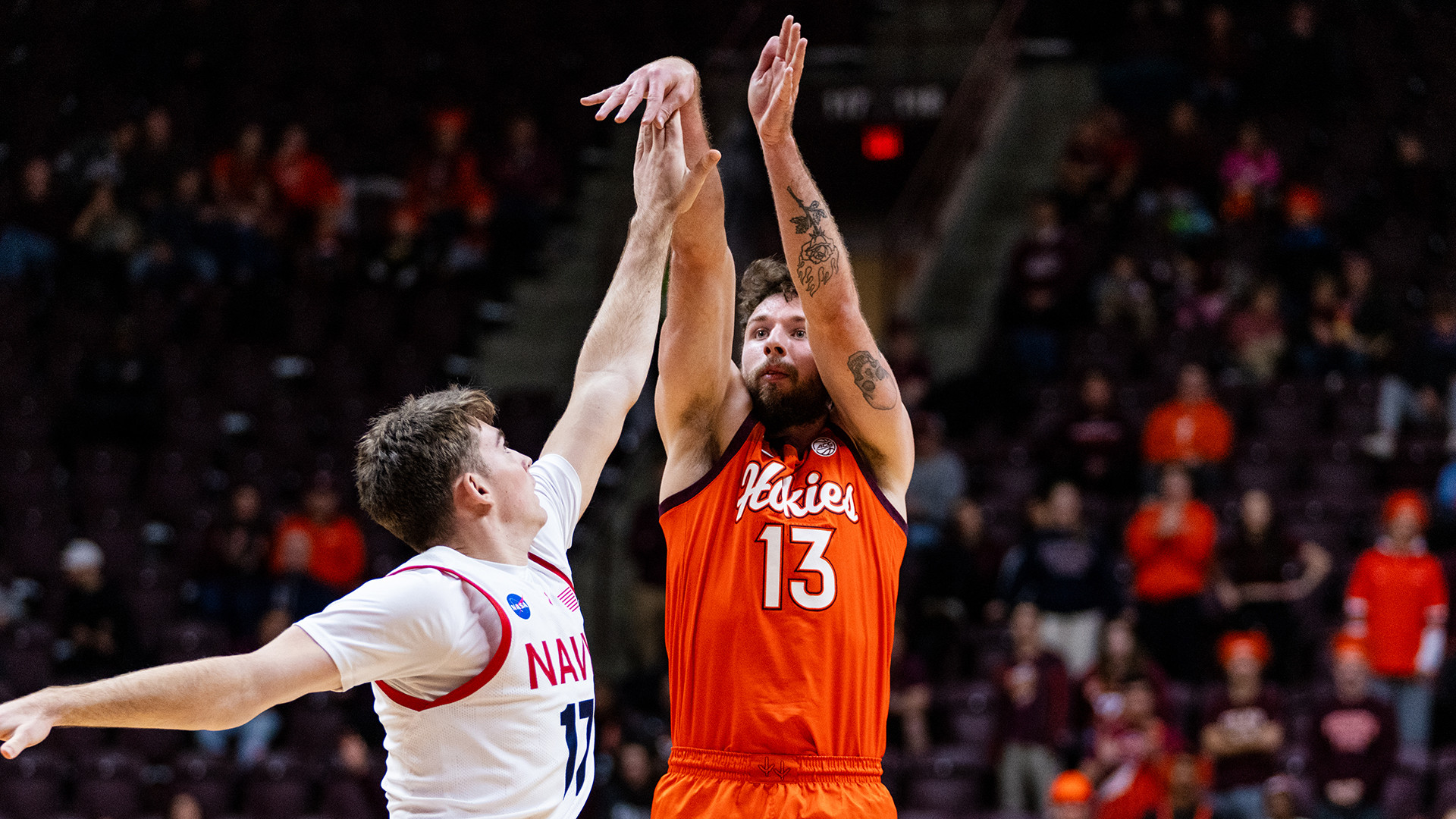 Ben Burnham, bench lift Tech to 80-72 win over Navy - Virginia Tech ...