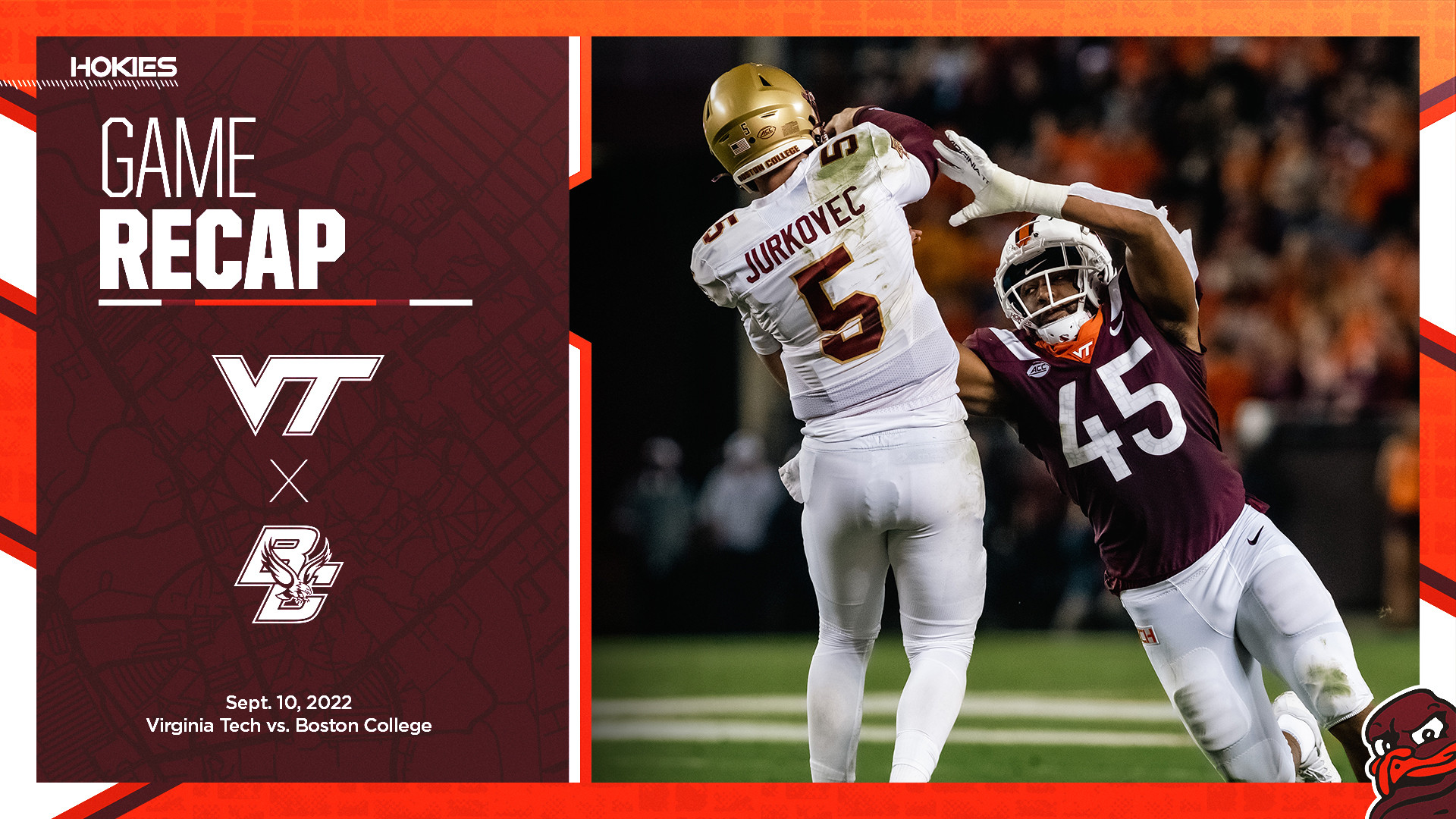 Pry gets first win at Virginia Tech; Hokies beat BC 27-10 - Virginia ...