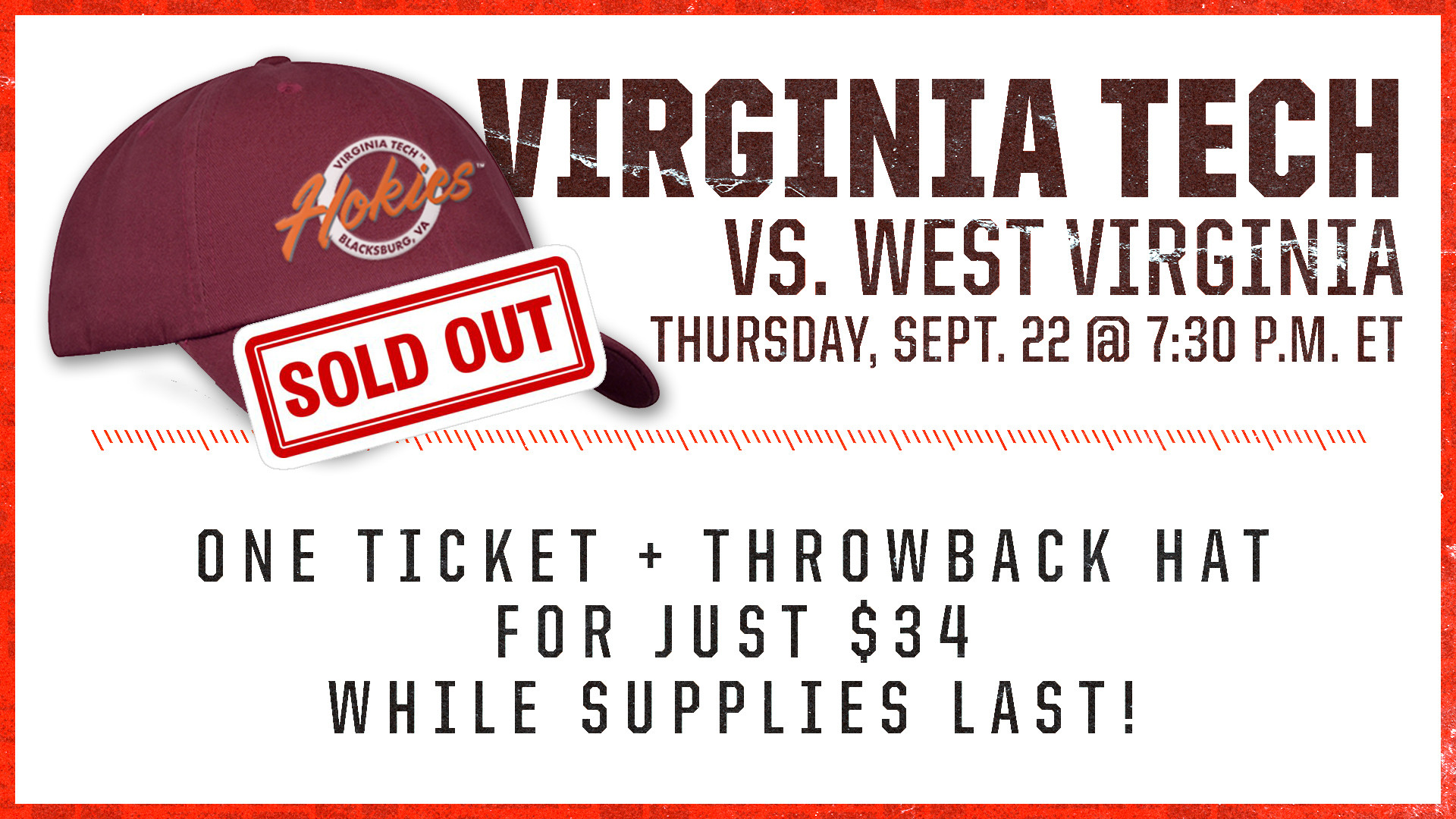 Ticket Tuesday: Virginia Tech vs. West Virginia - Virginia Tech Athletics