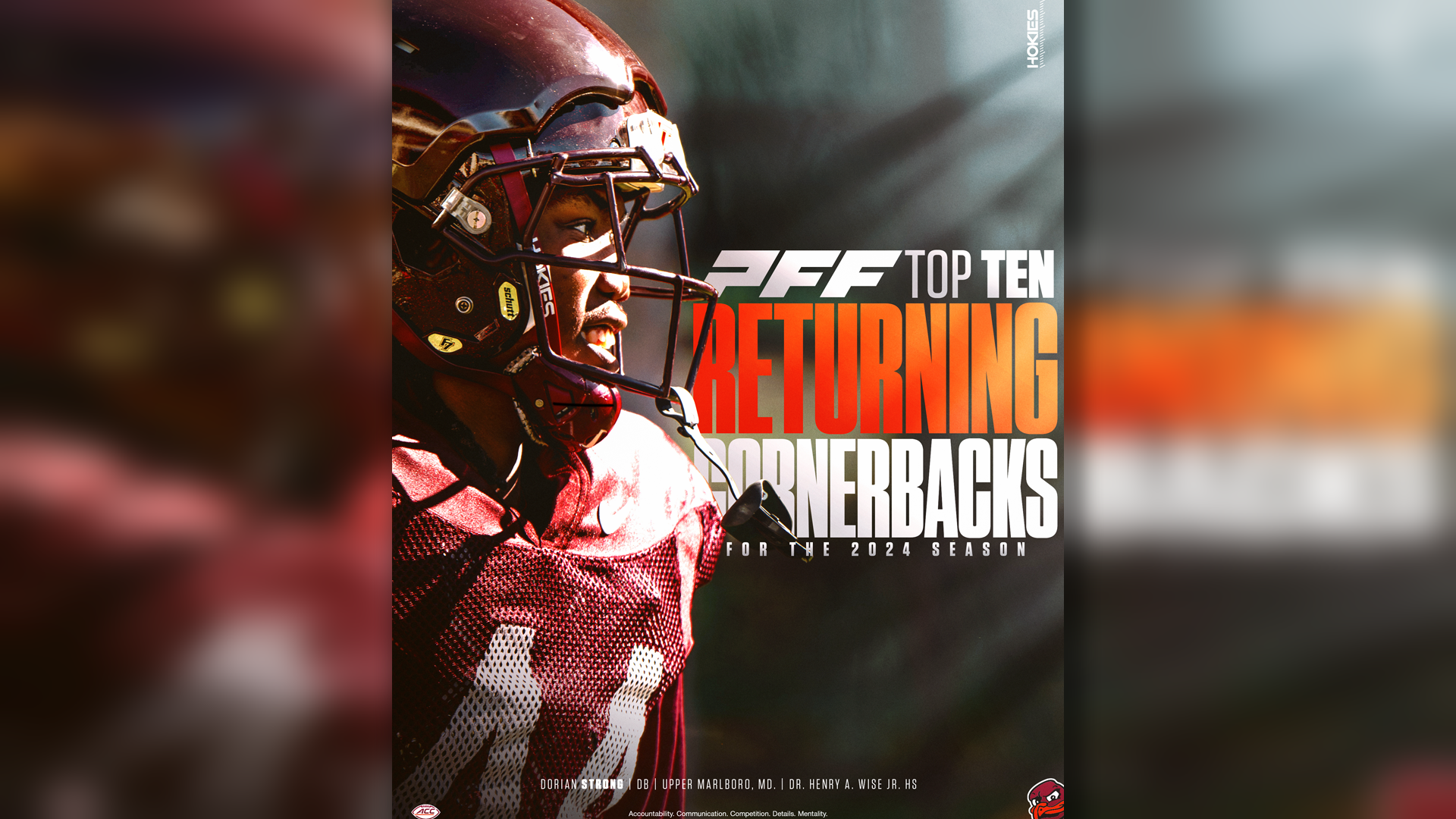 Dorian Strong ranked among top 10 returning cornerbacks by Pro Football ...
