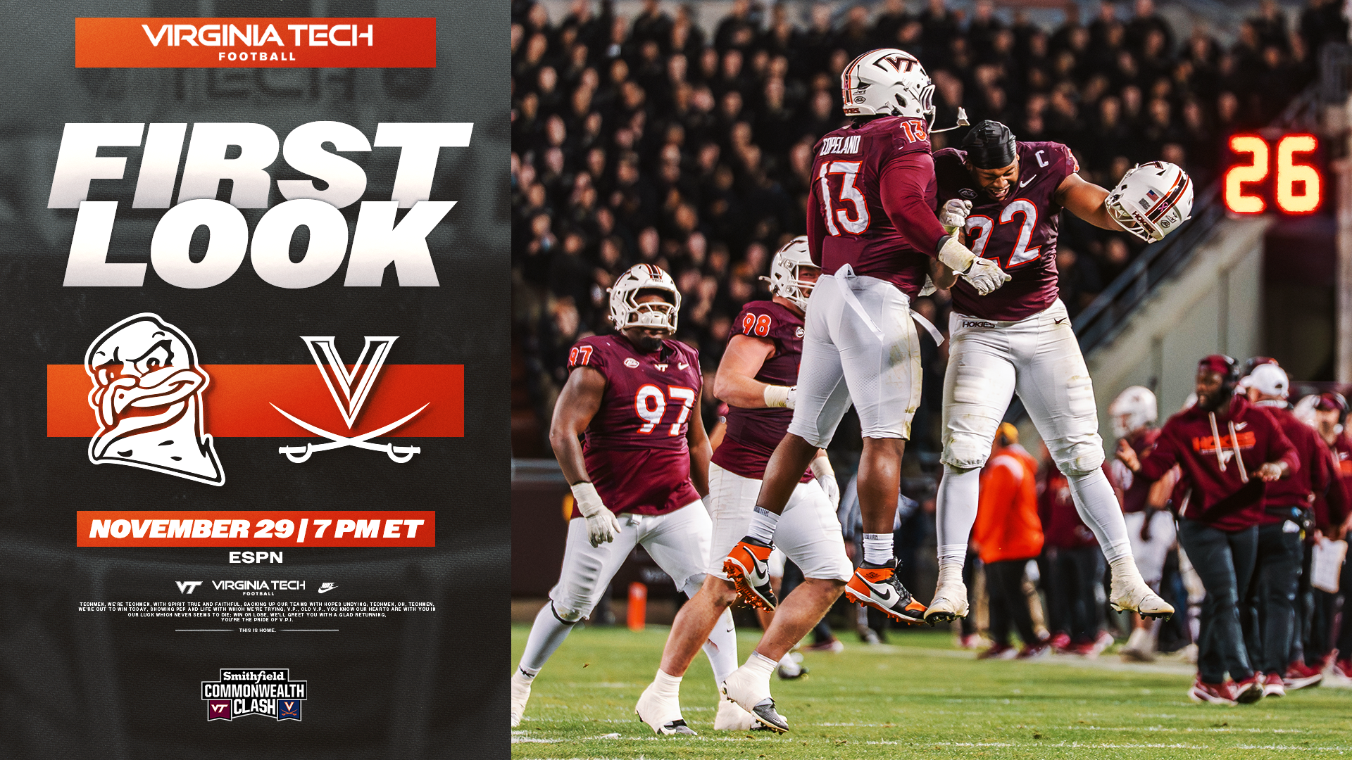 First Look: Virginia Tech vs. No. 17 Virginia - Virginia Tech Athletics
