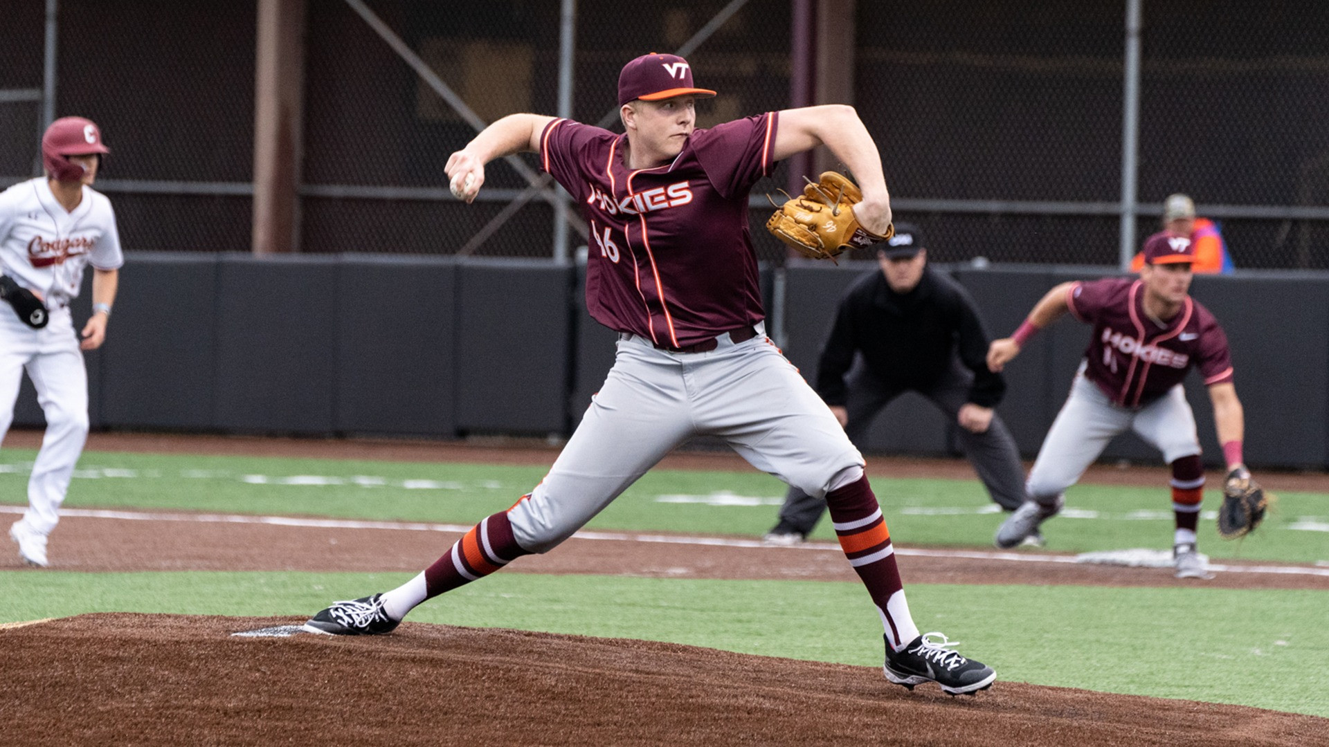 No. 14 Tech quieted by Charleston on Opening Day - Virginia Tech Athletics