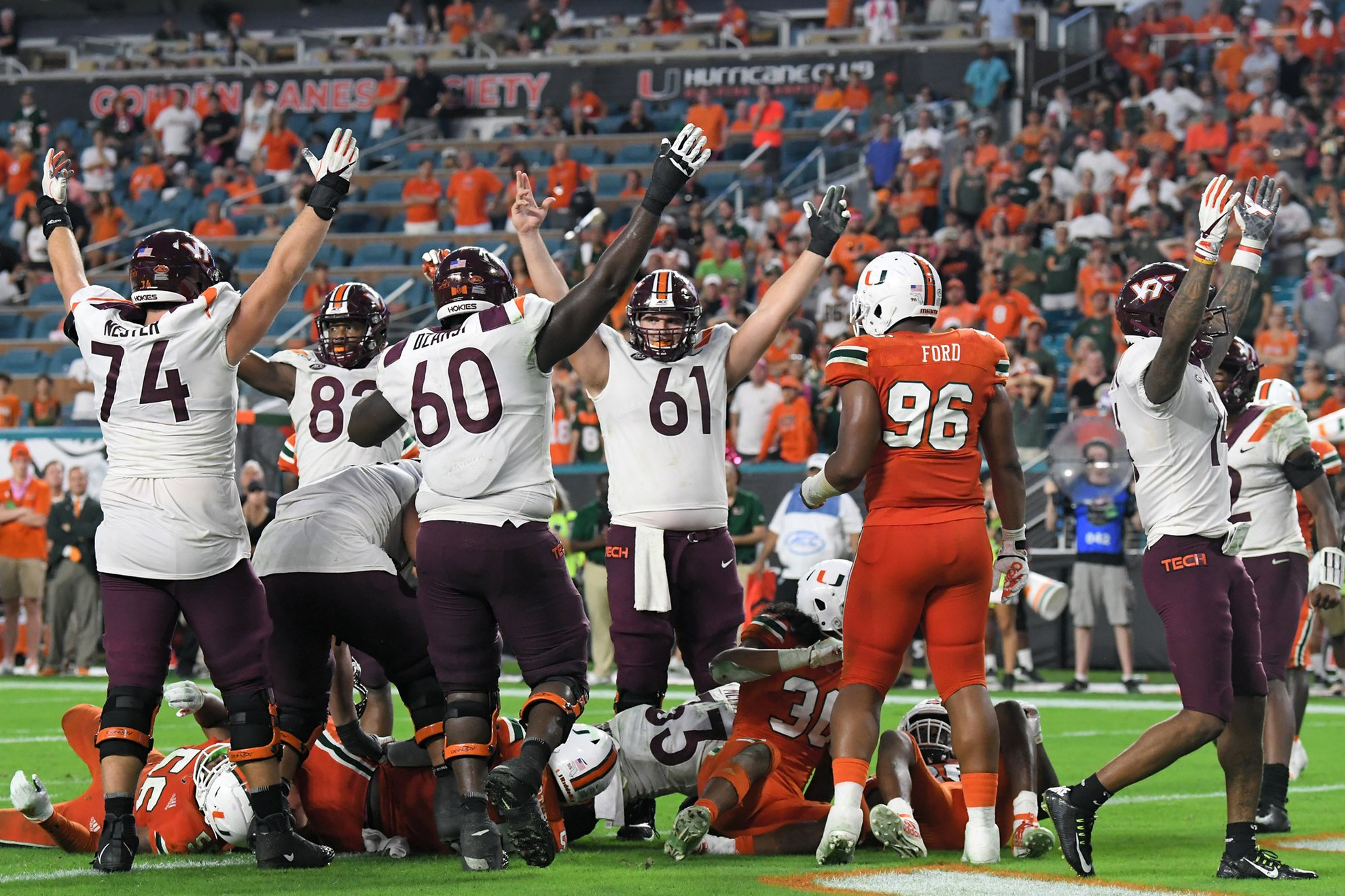 Late score propels Tech to victory over Miami - Virginia Tech Athletics