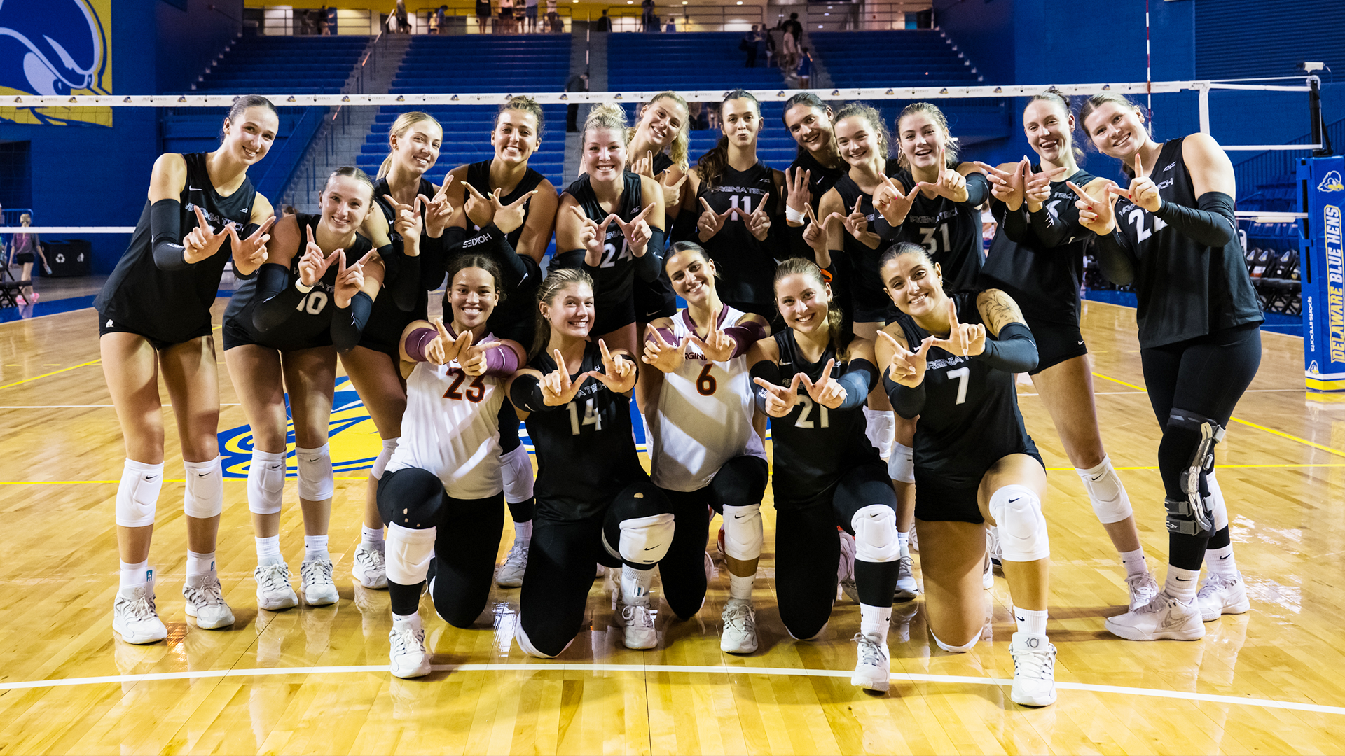 Hokies earn two victories at Blue Hen Invitational Friday - Virginia ...